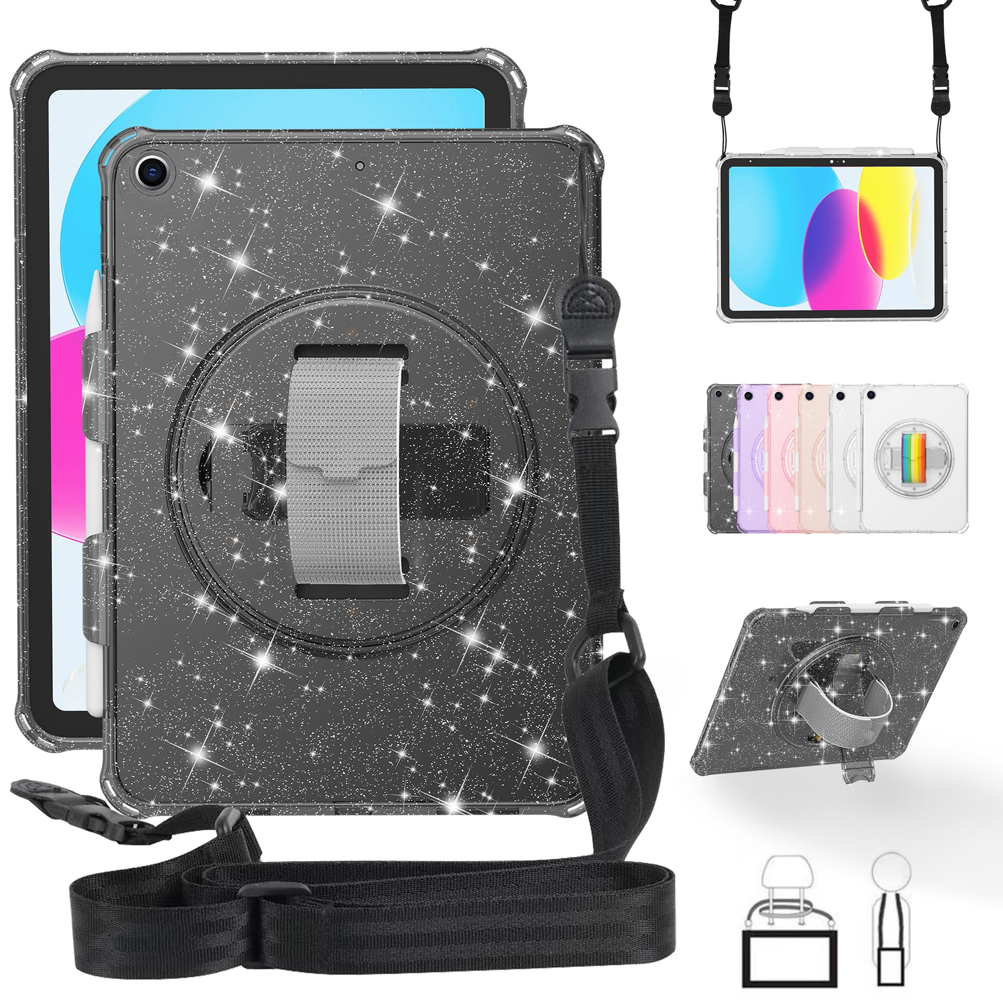 Dteck for iPad 9th Generation Case, for iPad 8th/7th Generation 10.2 ...