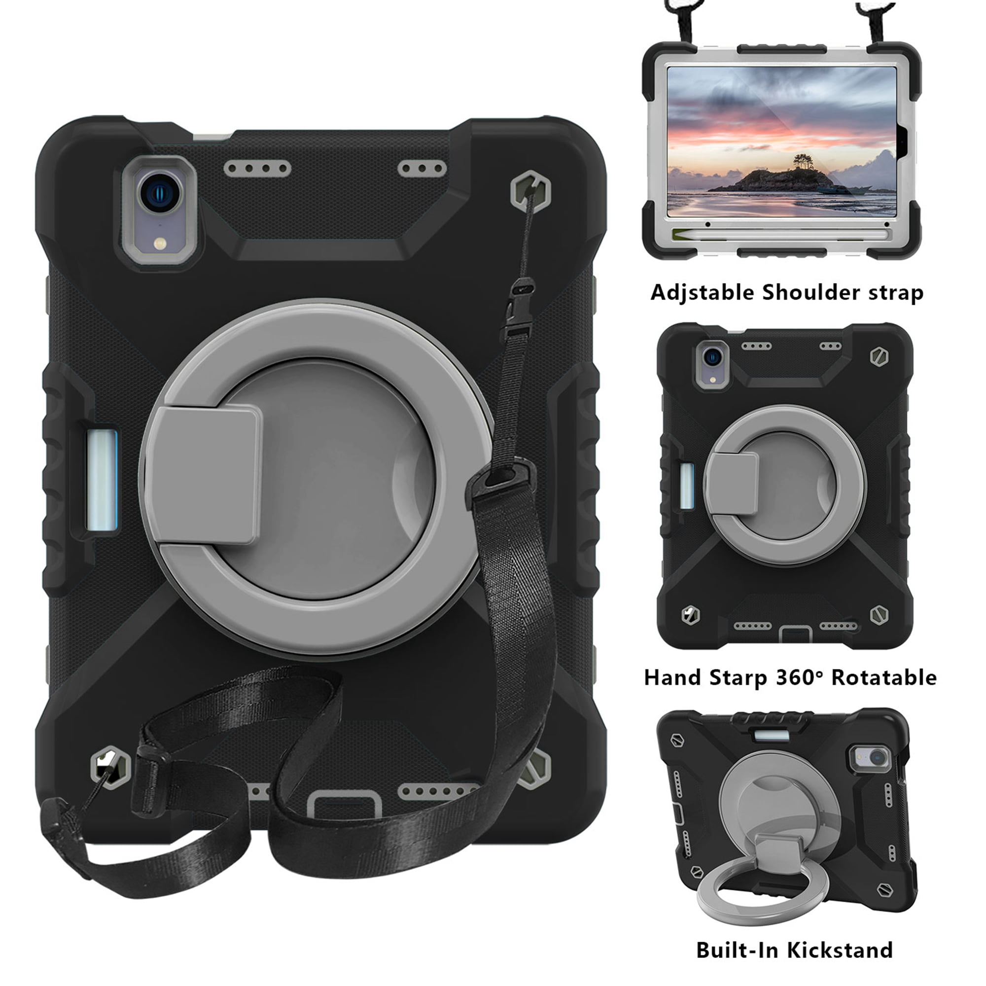 Dteck iPad Mini 6 Case with Screen Protector, iPad Mini 6th Generation ...