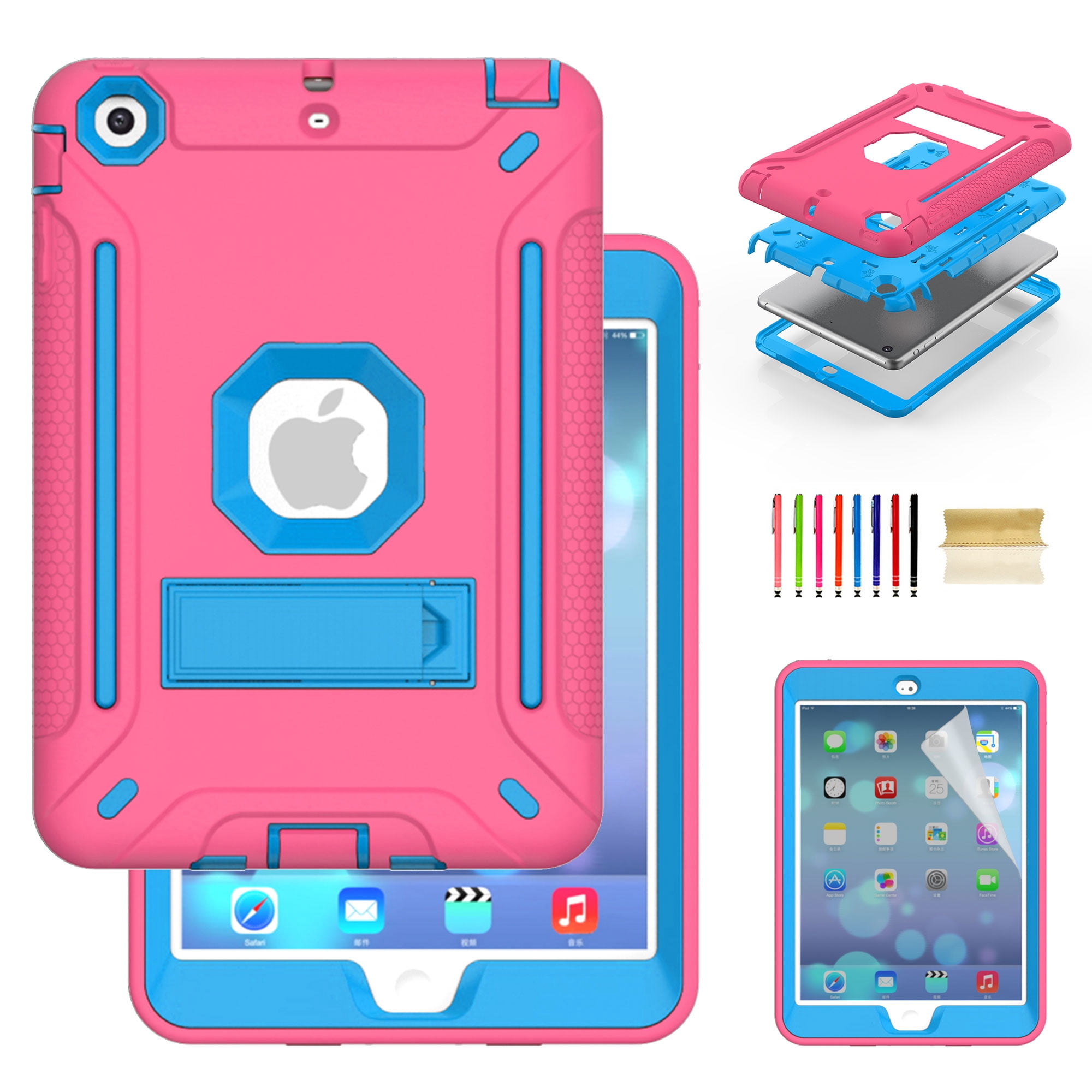 Dteck iPad Mini Case with Screen Protector, iPad Mini 2 Case, iPad Mini ...