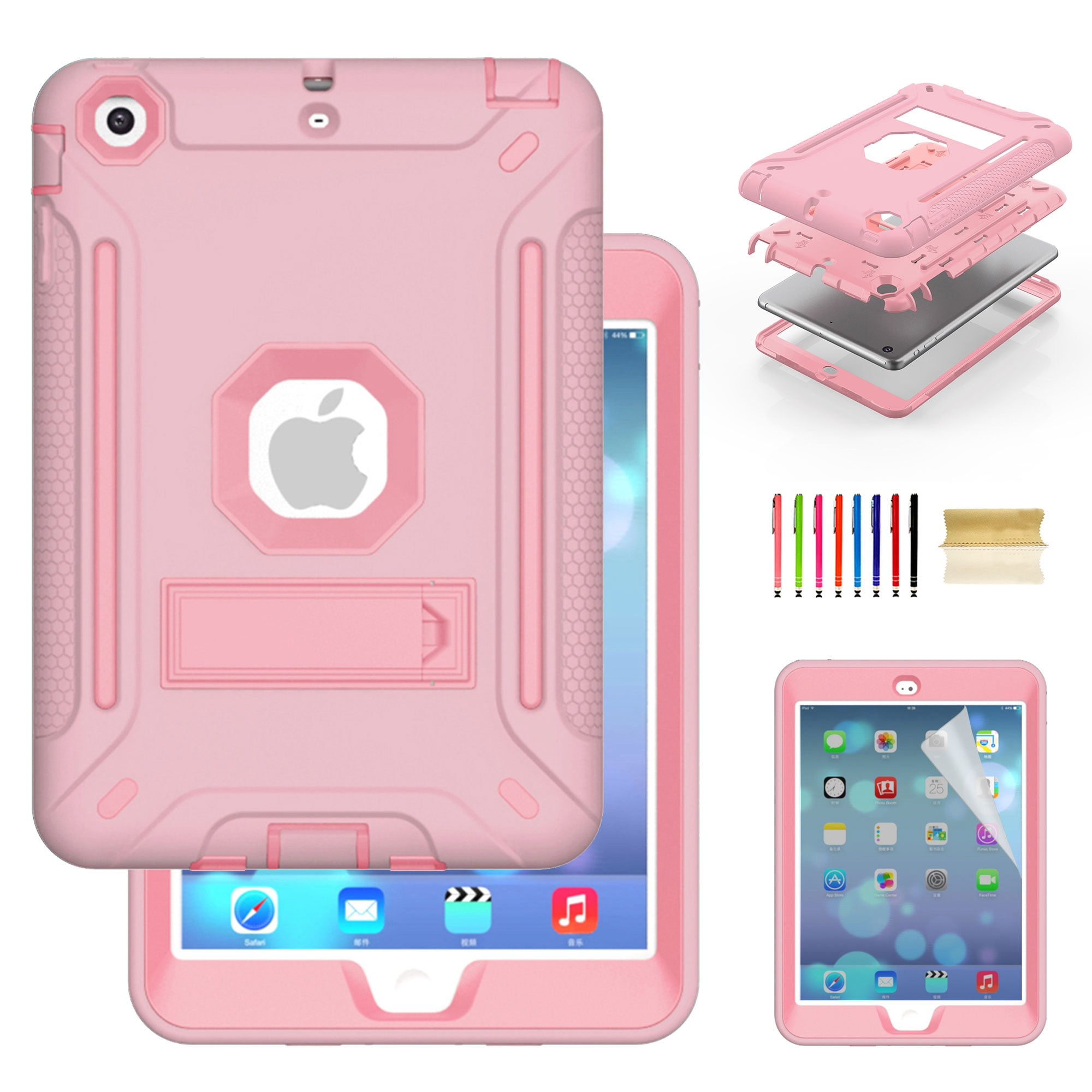 Dteck iPad Mini Case with Screen Protector, iPad Mini 2 Case, iPad Mini ...