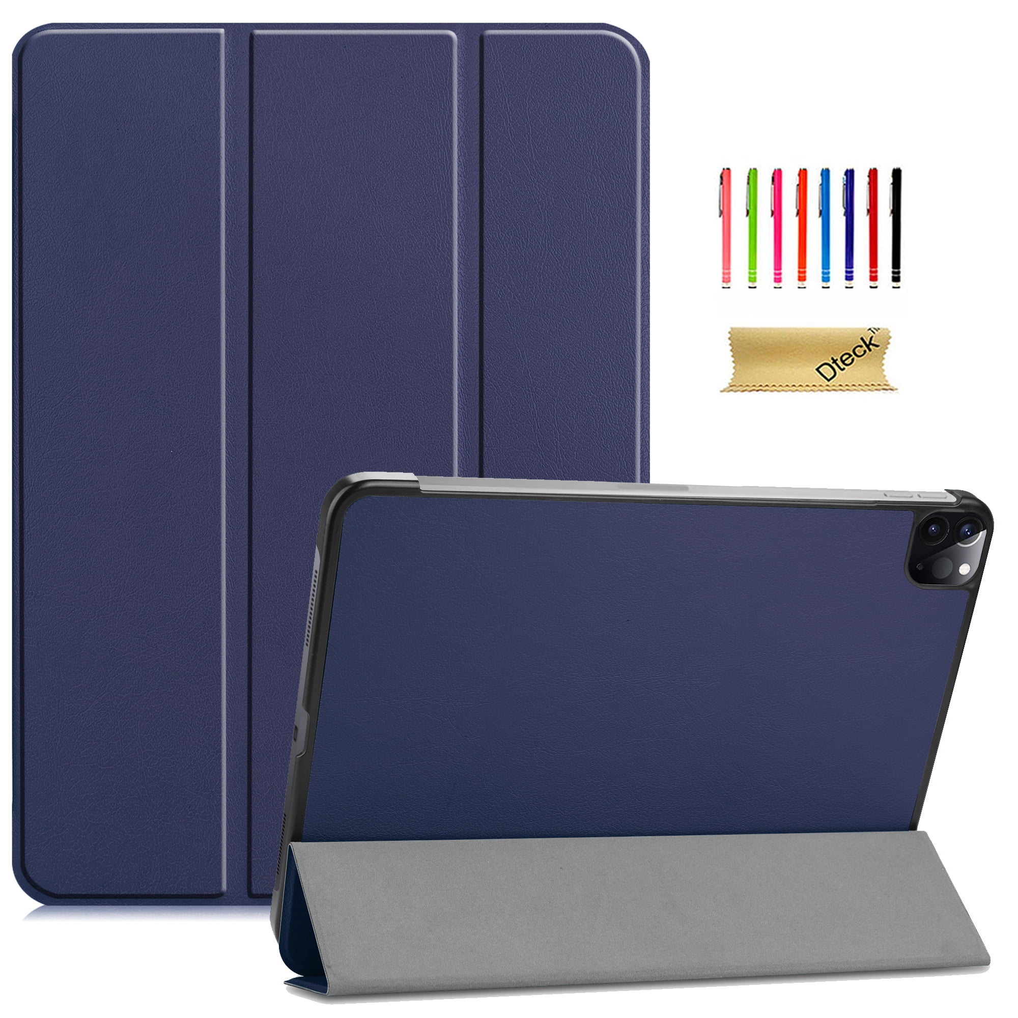 Dteck iPad Pro 12.9 inch 2022/2021/2020/2018 Case, Slim Tri Fold Stand ...