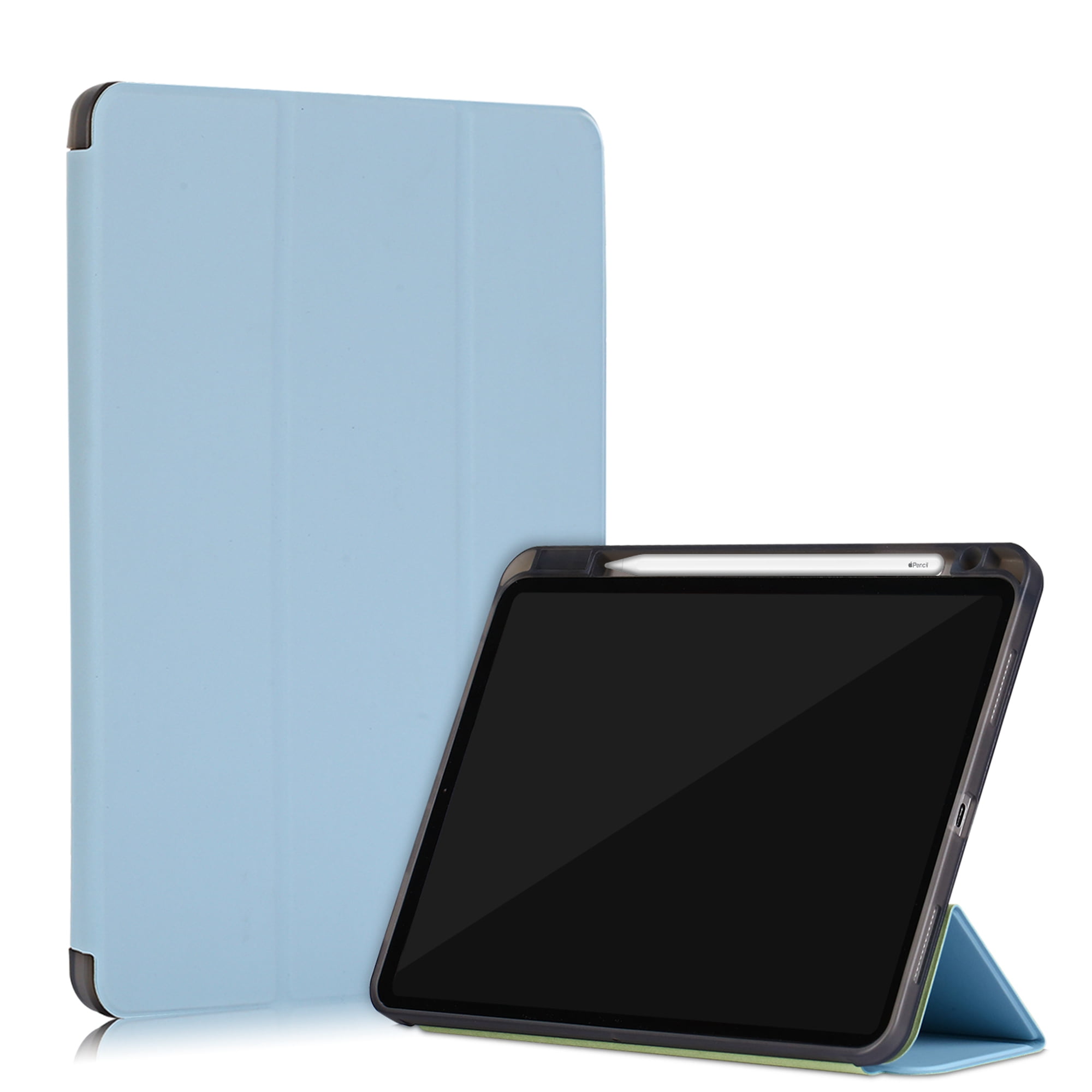 Dteck iPad Pro 12.9 inch 4th Generation 2020 Case with Built-in Pencil ...