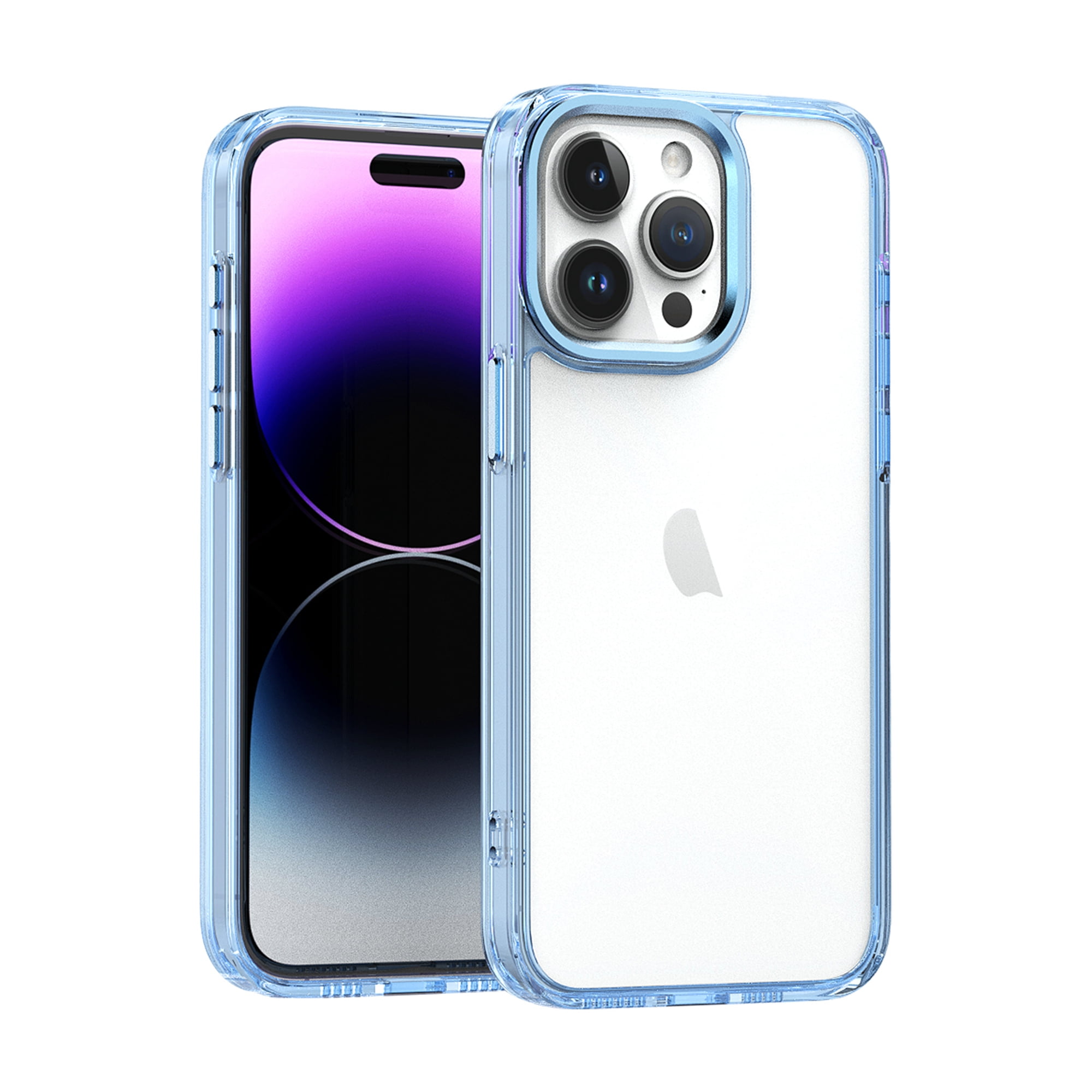 Dteck for iPhone 11 Pro Max Case Clear with Color Border, Hybrid ...