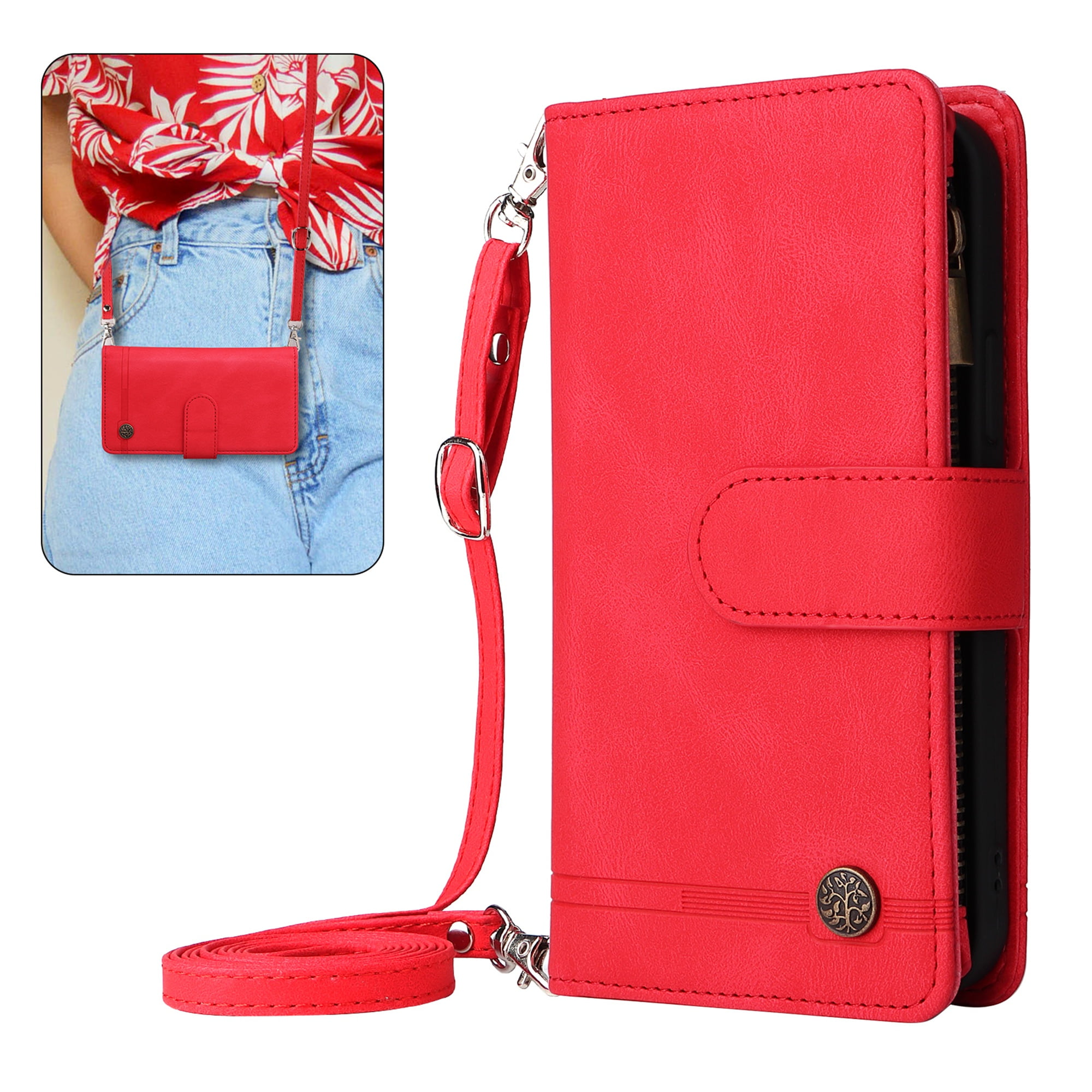 Dteck for iPhone 12 Mini Wallet Case with Card Holder, Soft PU Leather ...