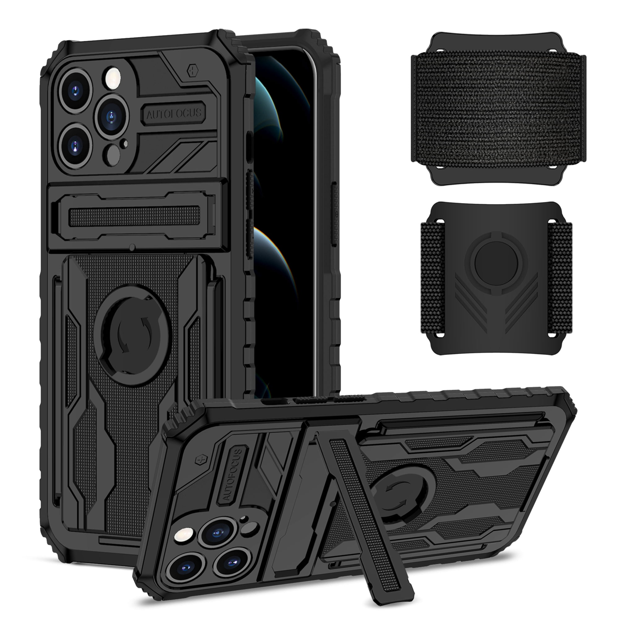 Dteck iPhone 12 Pro Max Case with Detachable Wrist Band Strap, 360 ...