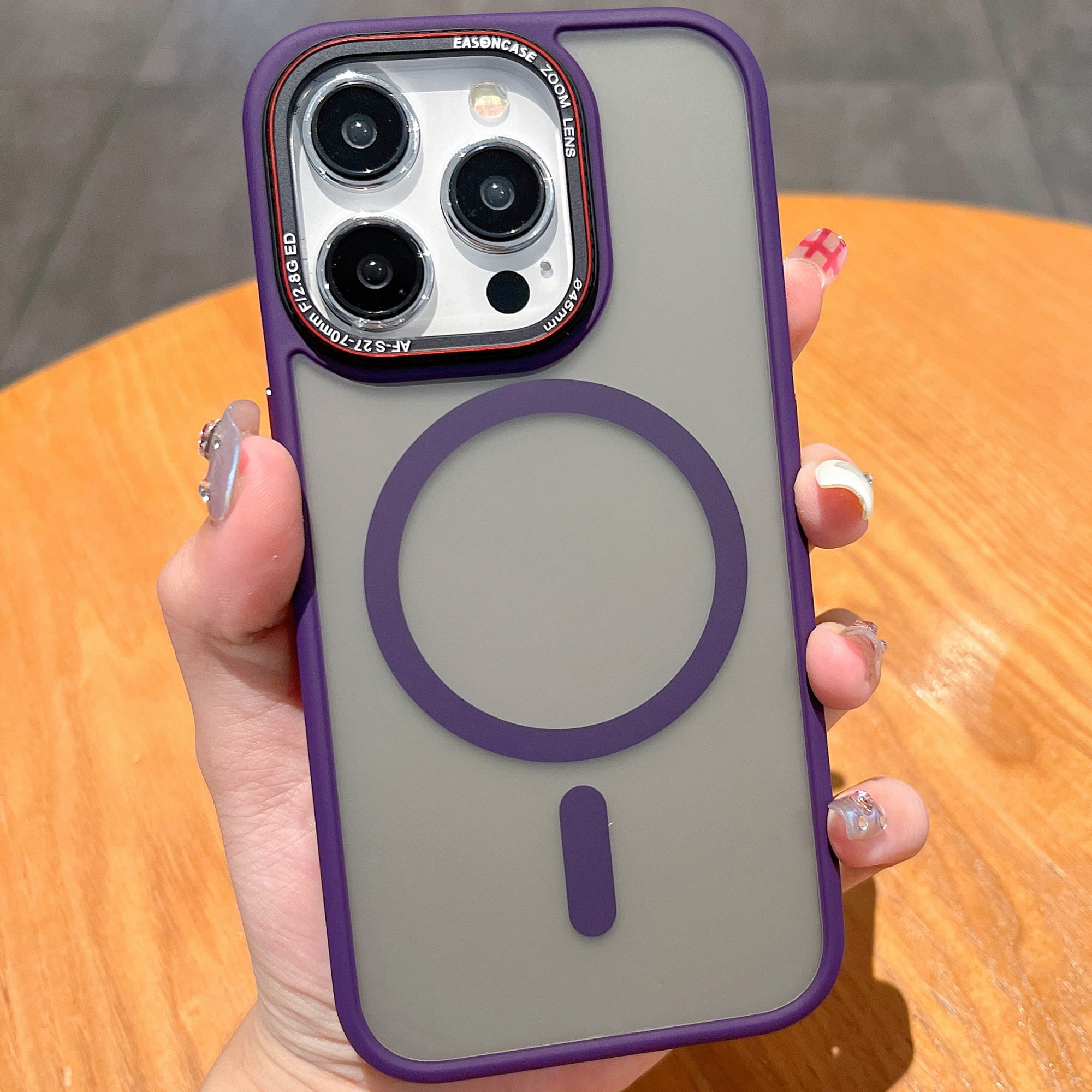 Dteck for iPhone 13 Case with Integrated Camera Lens Ring Protection ...
