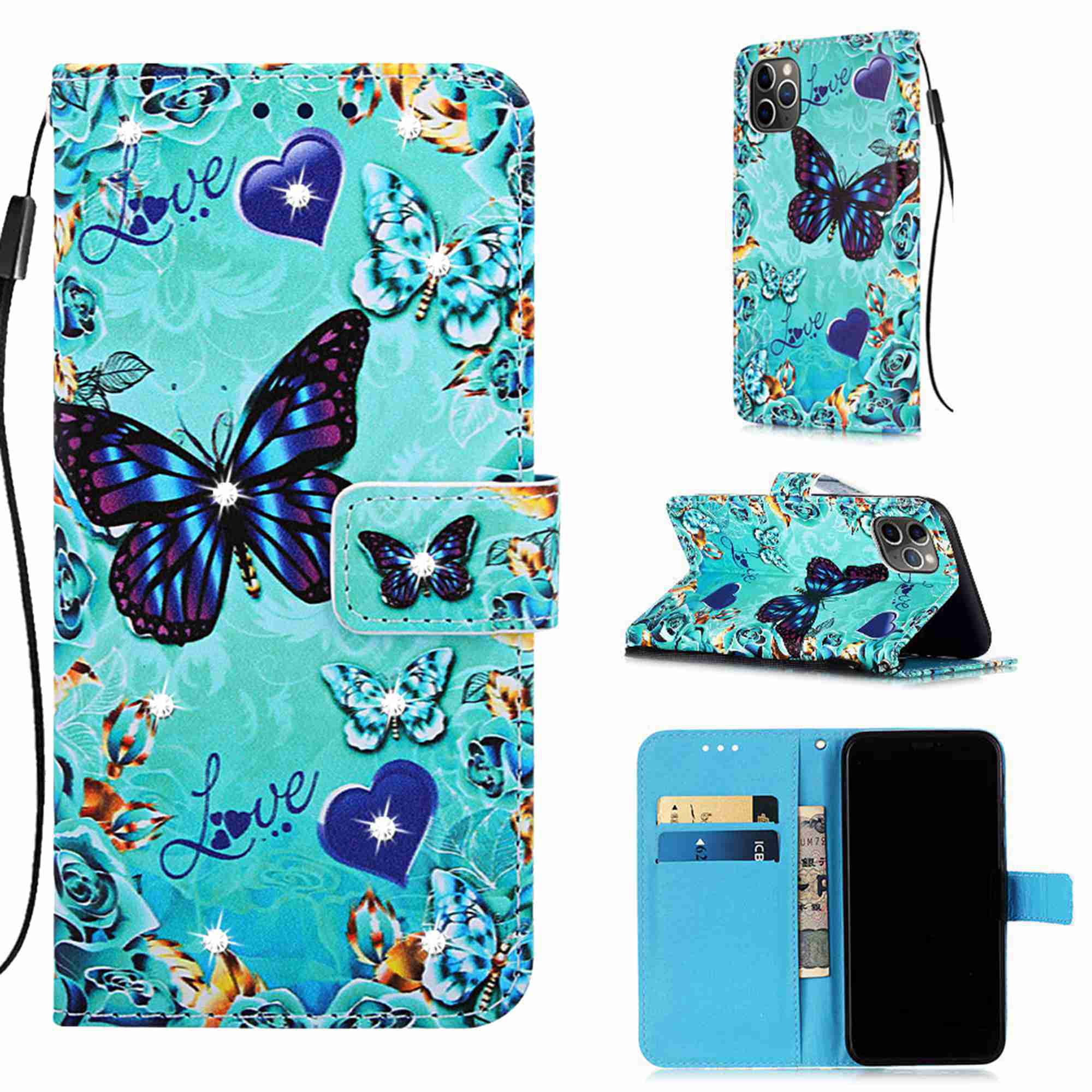 Dteck iPhone 13 Pro Wallet Case ,3D Pattern PU Leather Wallet Case ...
