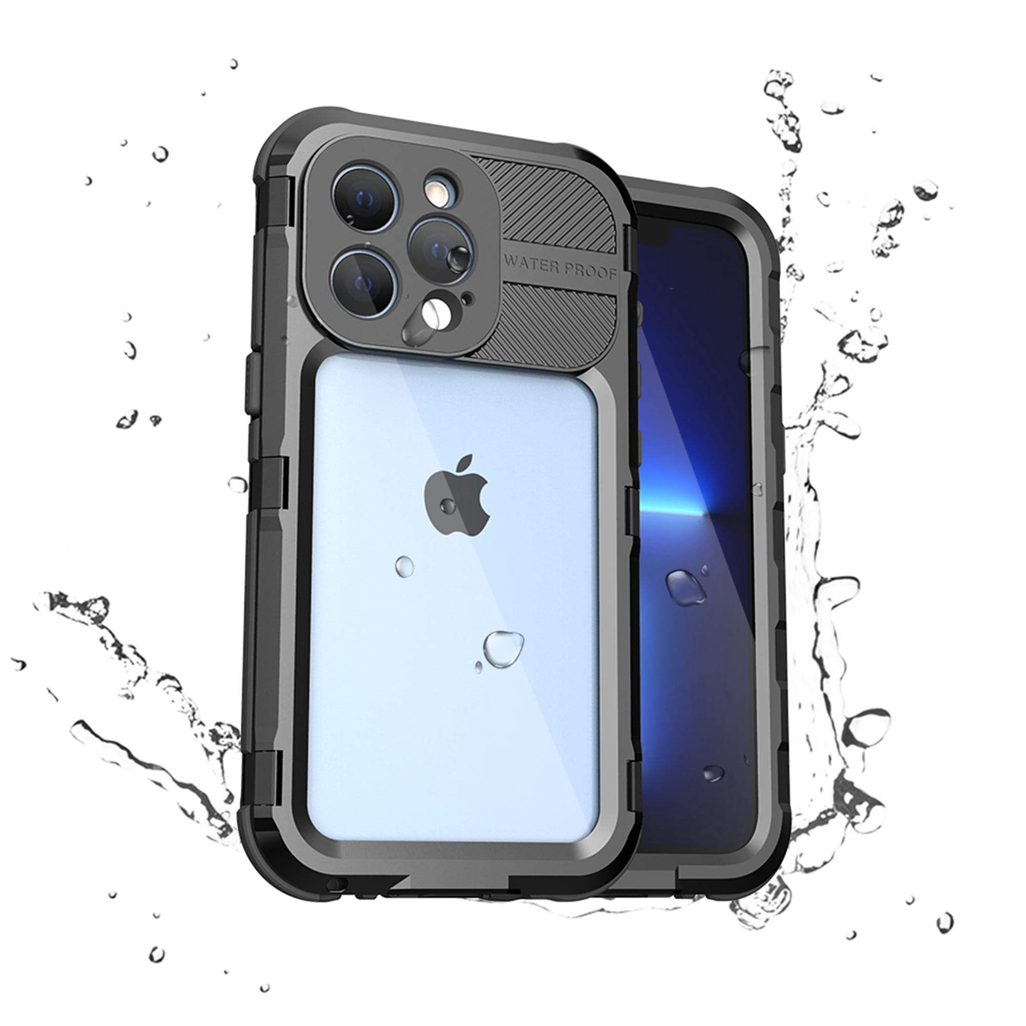 Dteck for iPhone 13 Pro Waterproof Case with Screen Protector Full Body ...