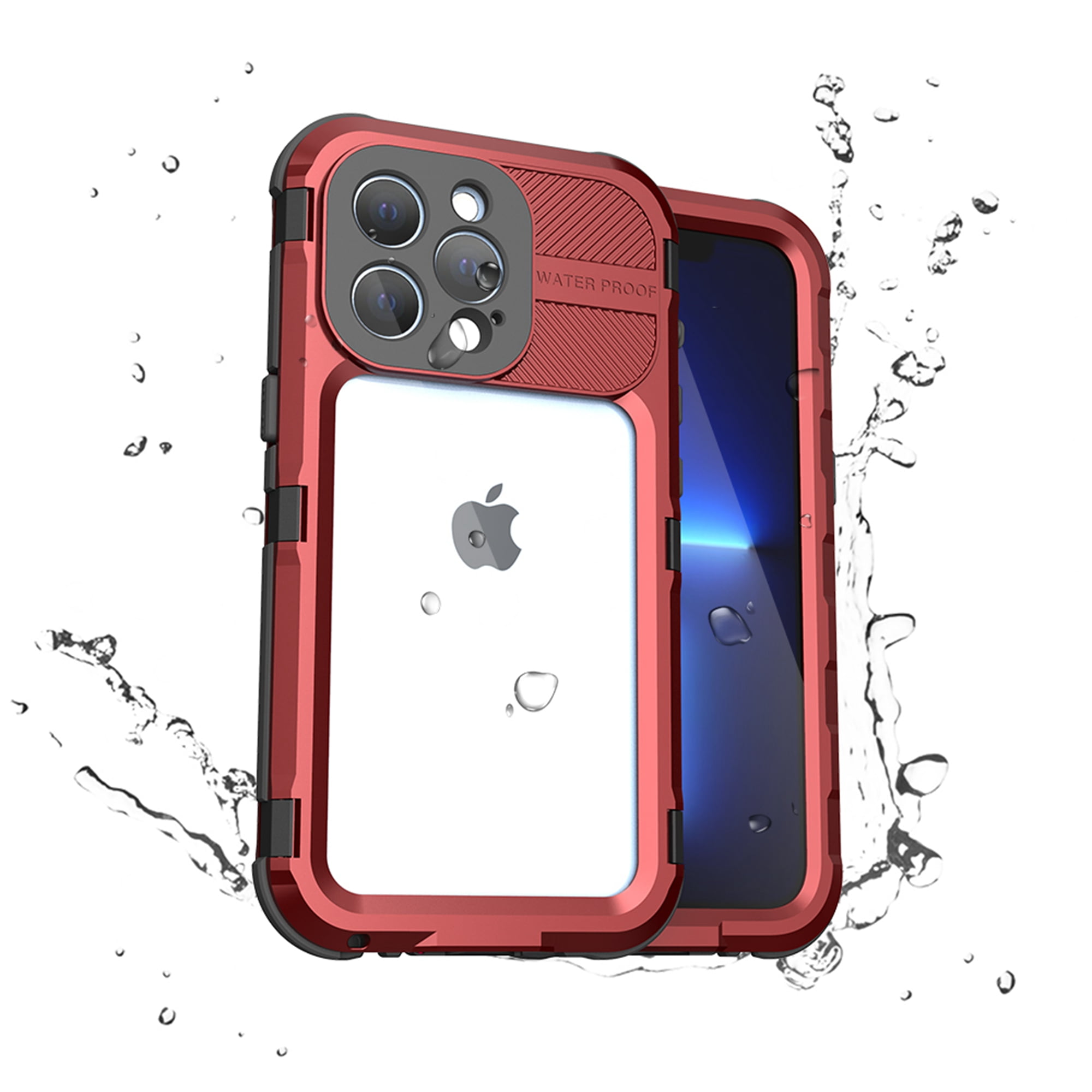 Dteck for iPhone 13 Pro Waterproof Case with Screen Protector Full Body ...