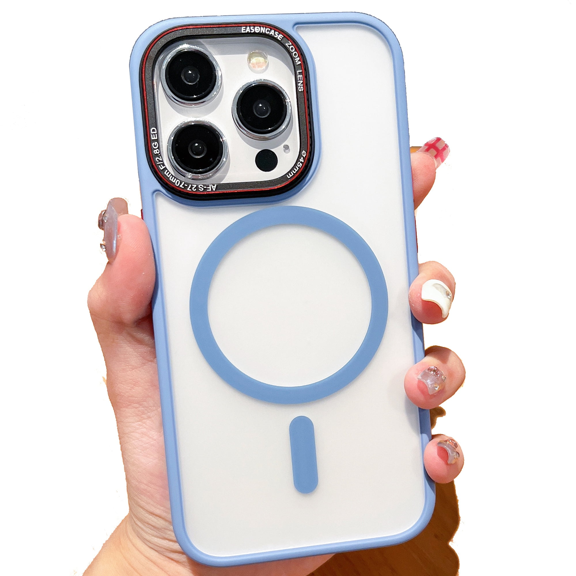 Dteck for iPhone 14 Pro Max Case with Integrated Camera Lens Ring Protection, Compatible with ...