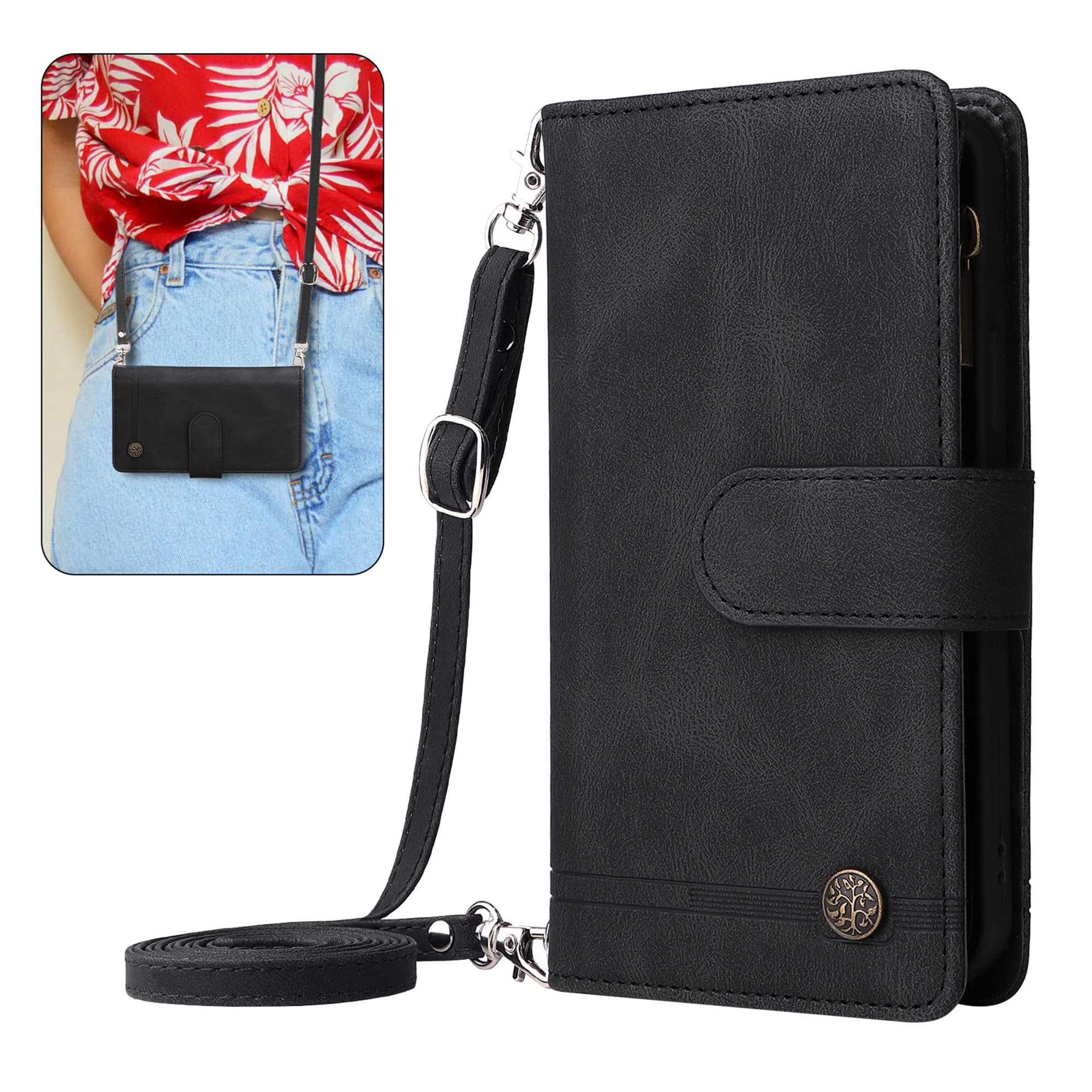 Dteck for iPhone 16 Plus Wallet Case with Card Holder, Soft PU Leather ...