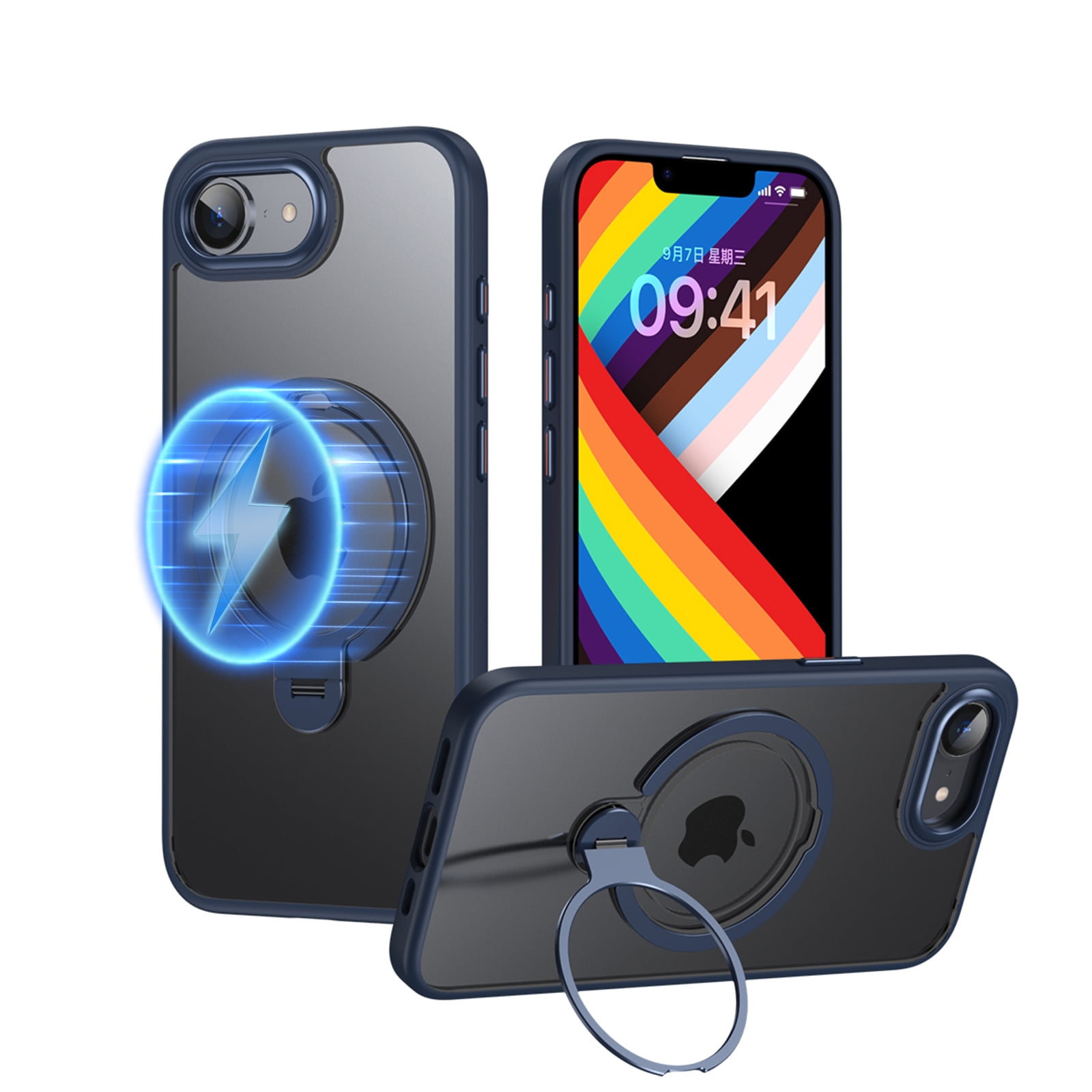 Dteck for iPhone 16e Case 2025, Compatible with MagSafe, Built-in ...