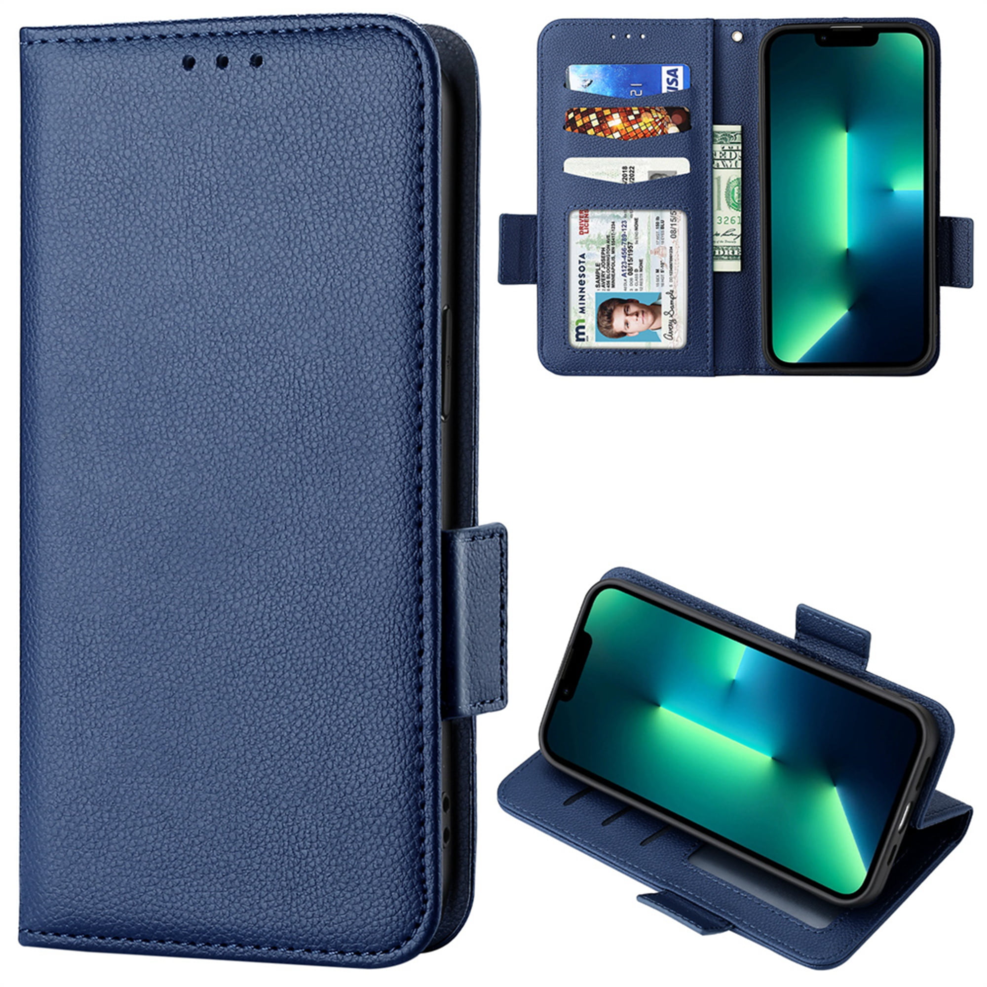 Dteck for iPhone 16e Case Wallet with Card Holder,PU Leather Magnetic ...