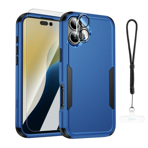 Dteck for iPhone 17 Phone Case, 1X Screen Protector +1X Camera Lens ...