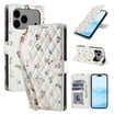 Dteck for iPhone 17 Wallet Case with Card Holder, Shockproof PU Leather ...