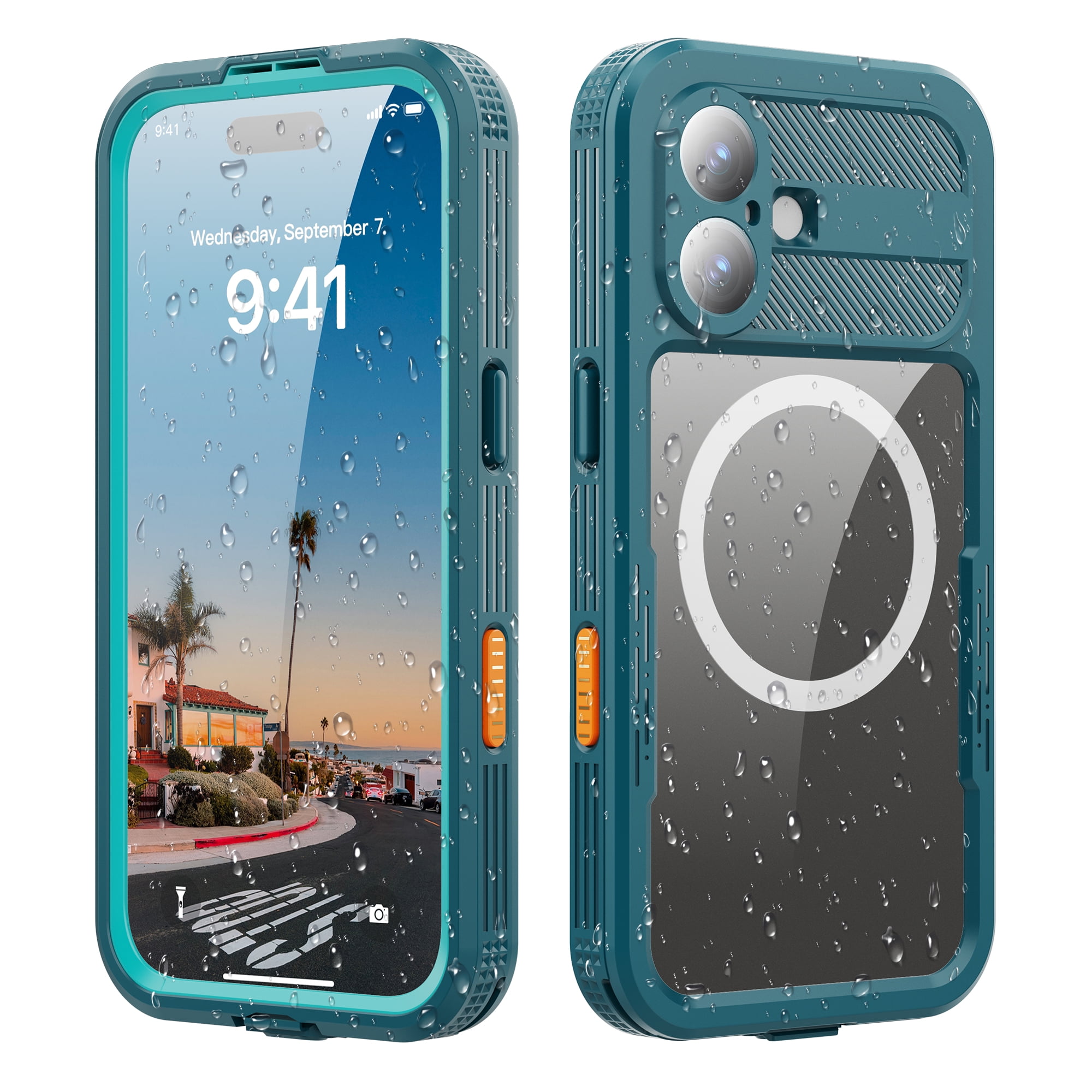 Dteck for iPhone 17 Waterproof Case Compatible with MagSafe, Magnetic ...