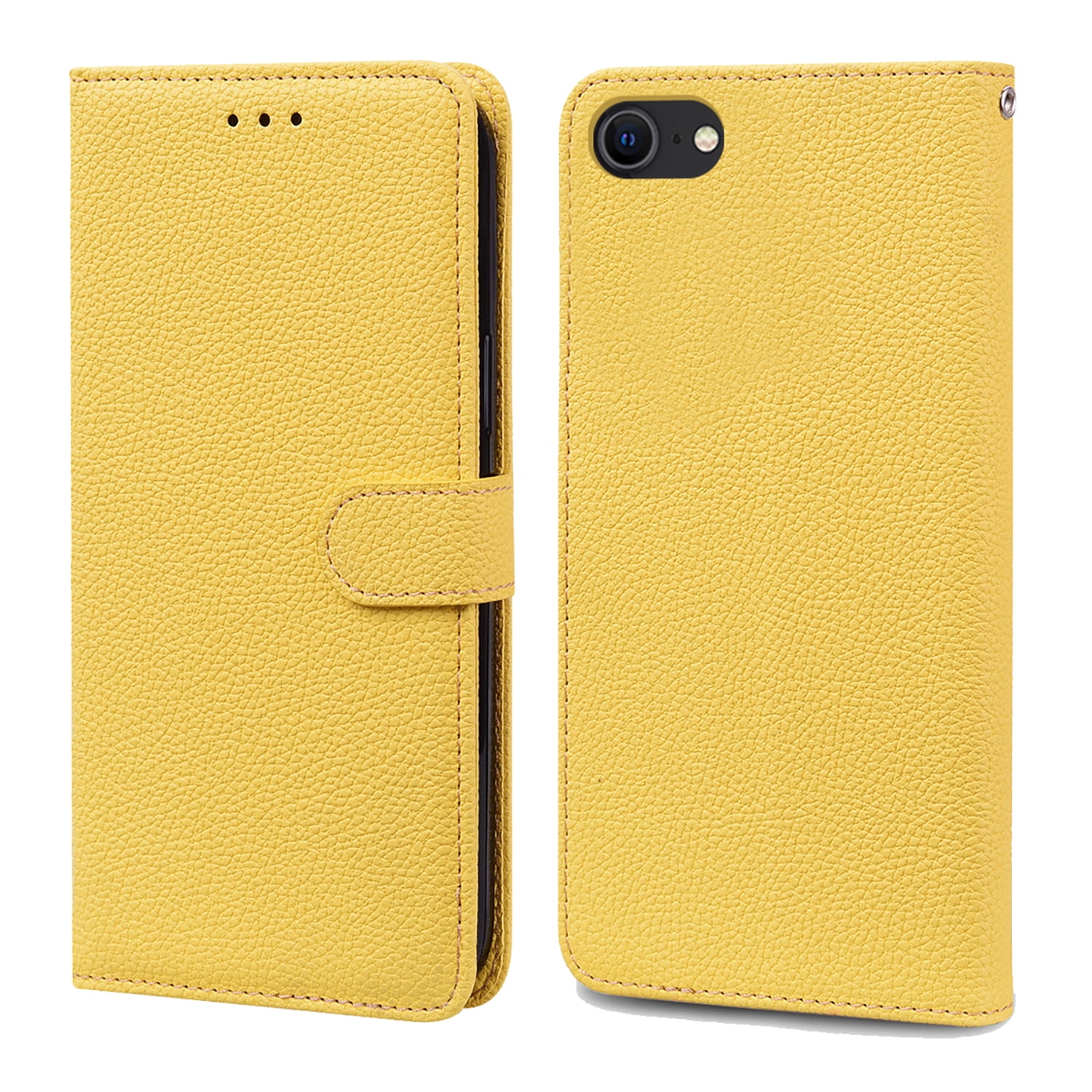 Dteck iPhone 7 Solid Color Wallet Case,PU Premium Leather Flip ...