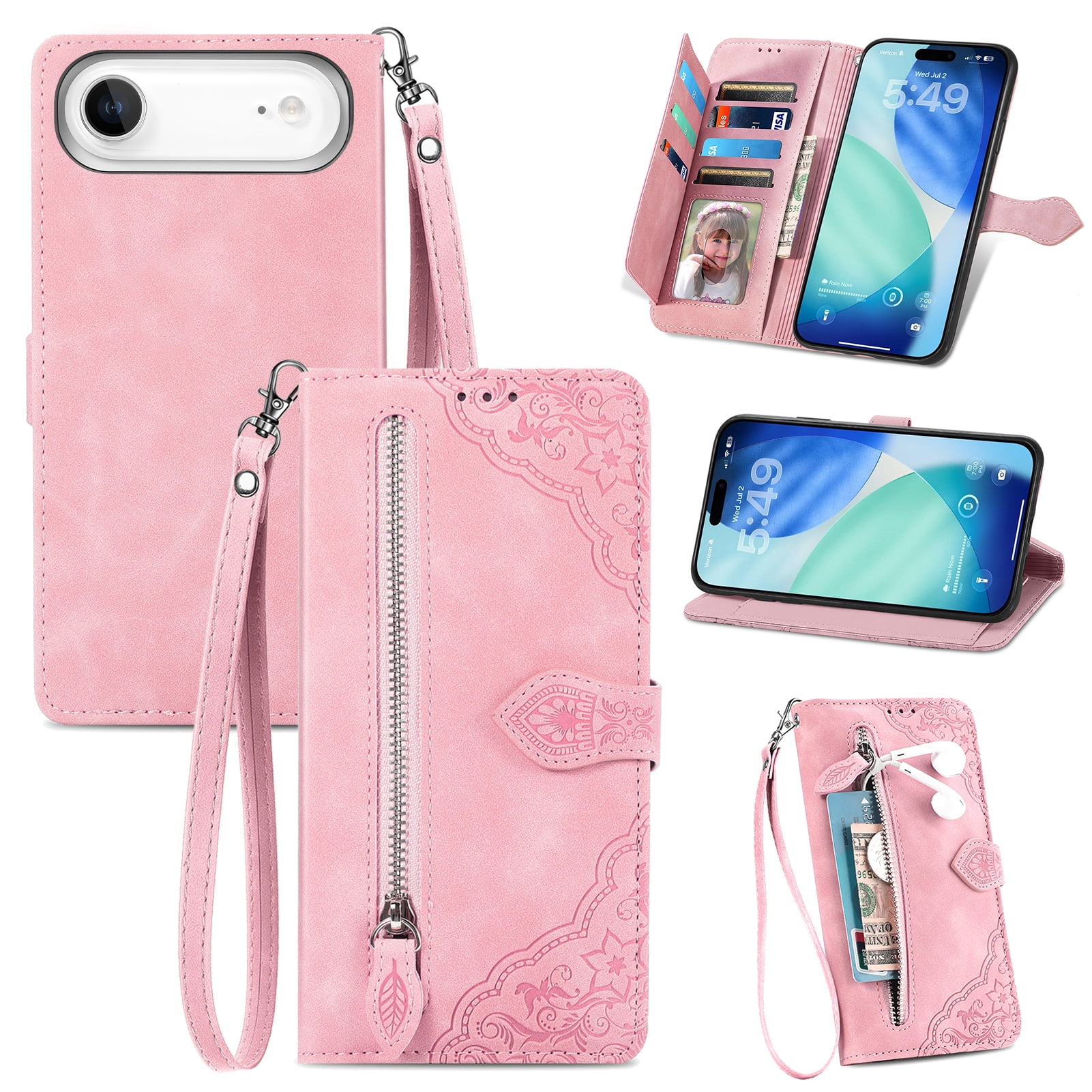 Dteck for iPhone Air 2025 released Wallet Case with Credit Card Holder ...