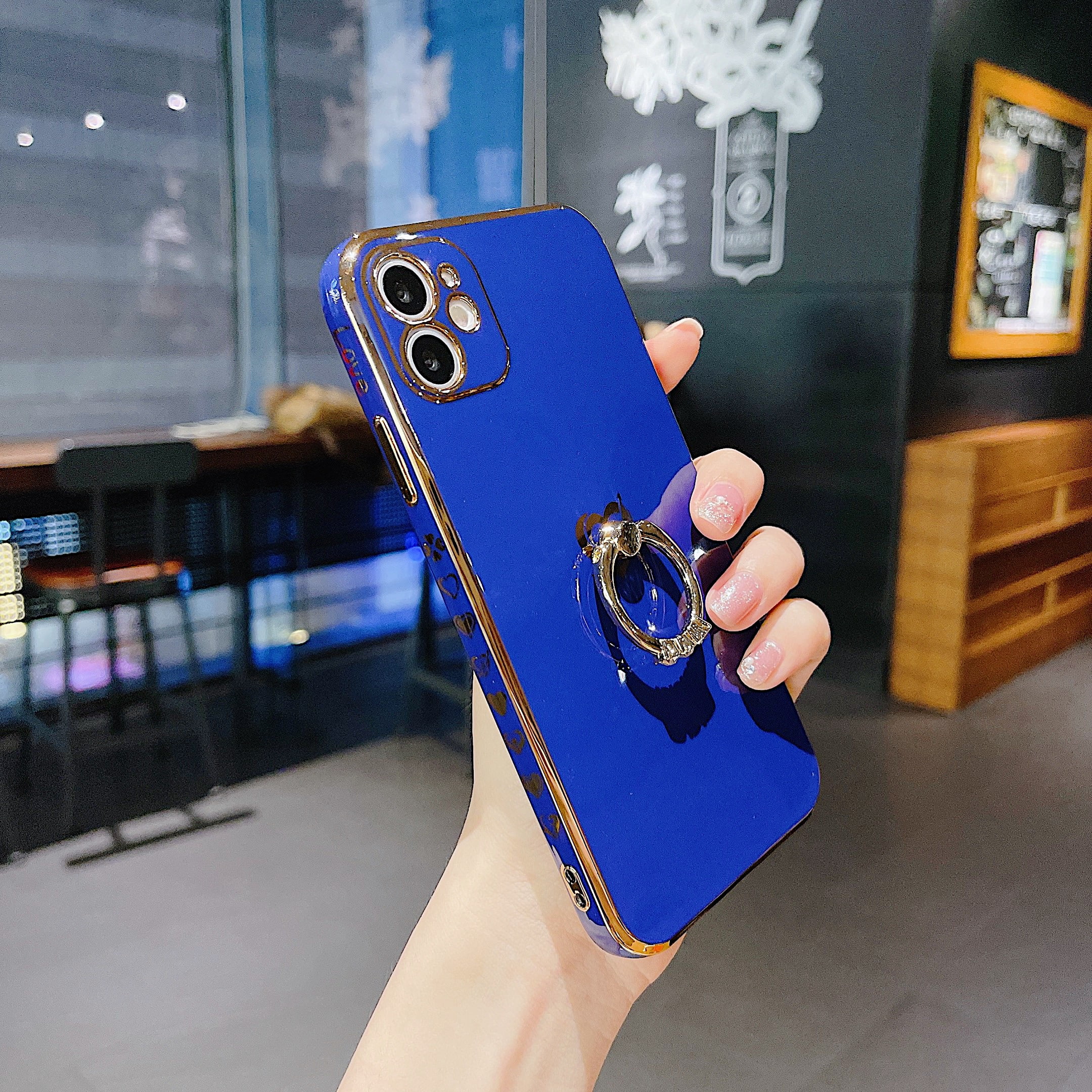 Dteck for iPhone XR Case with Ring Holder for Women Girls, Cute Luxury ...