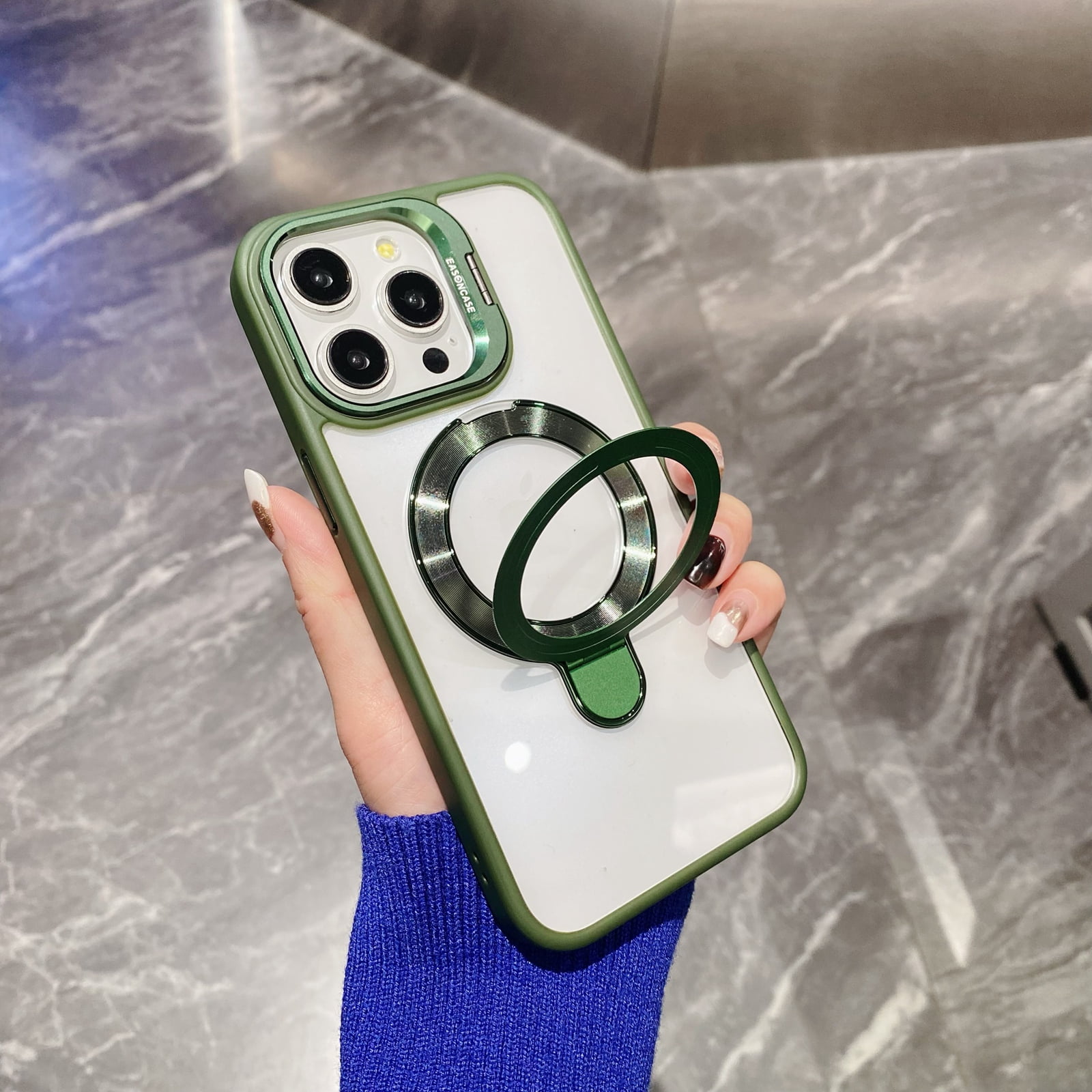 Dteck two built-in stands Case for iPhone 11,Shockproof Case Lens ...