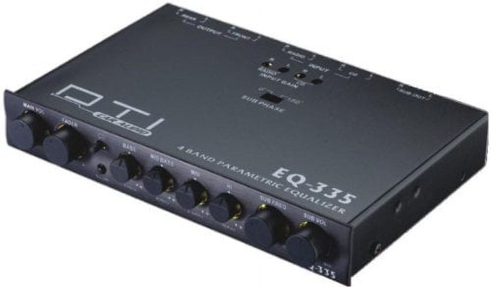 Four Band Car Audio Parametric Equalizer w/Front-Rear & Sub Out & two ...