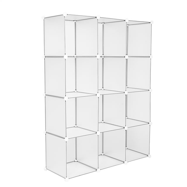 Dtwnek 12 Cube Book Shelf Storage Shelves Closet Organizer Shelf Cubes ...