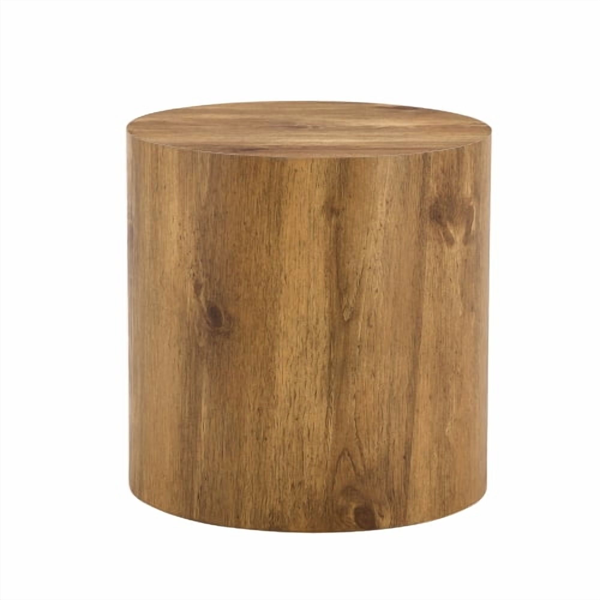 Dtwnek 15.7" Round MDF Coffee Table Side Table End Table Tea Table for ...