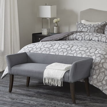Magnolia Manor White Bed Bench - Walmart.com
