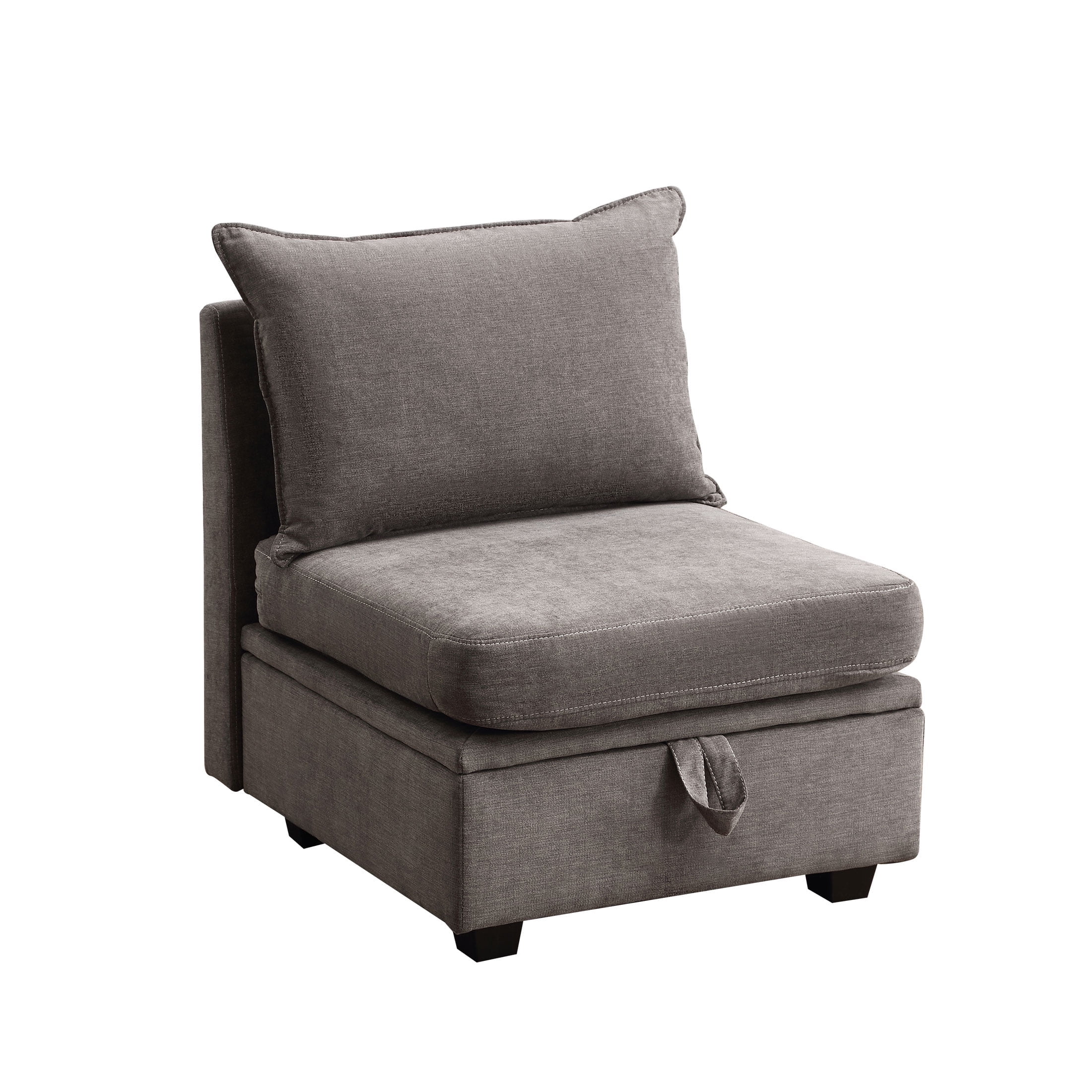 Dtwnek Single Sofa Couch with Storage, Fabric Sofa Set Modular ...