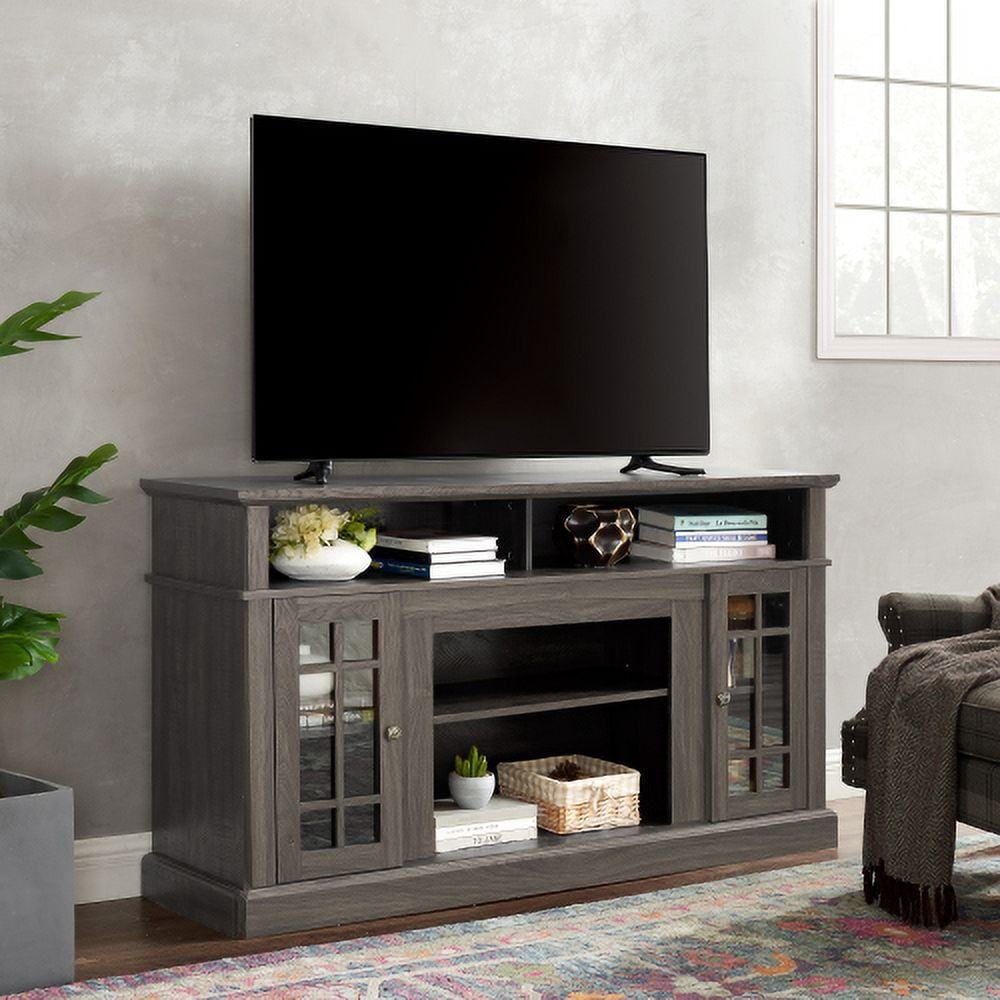 Dtwnek TV Stand for TV Up to 65", Entertainment Console with Open ...