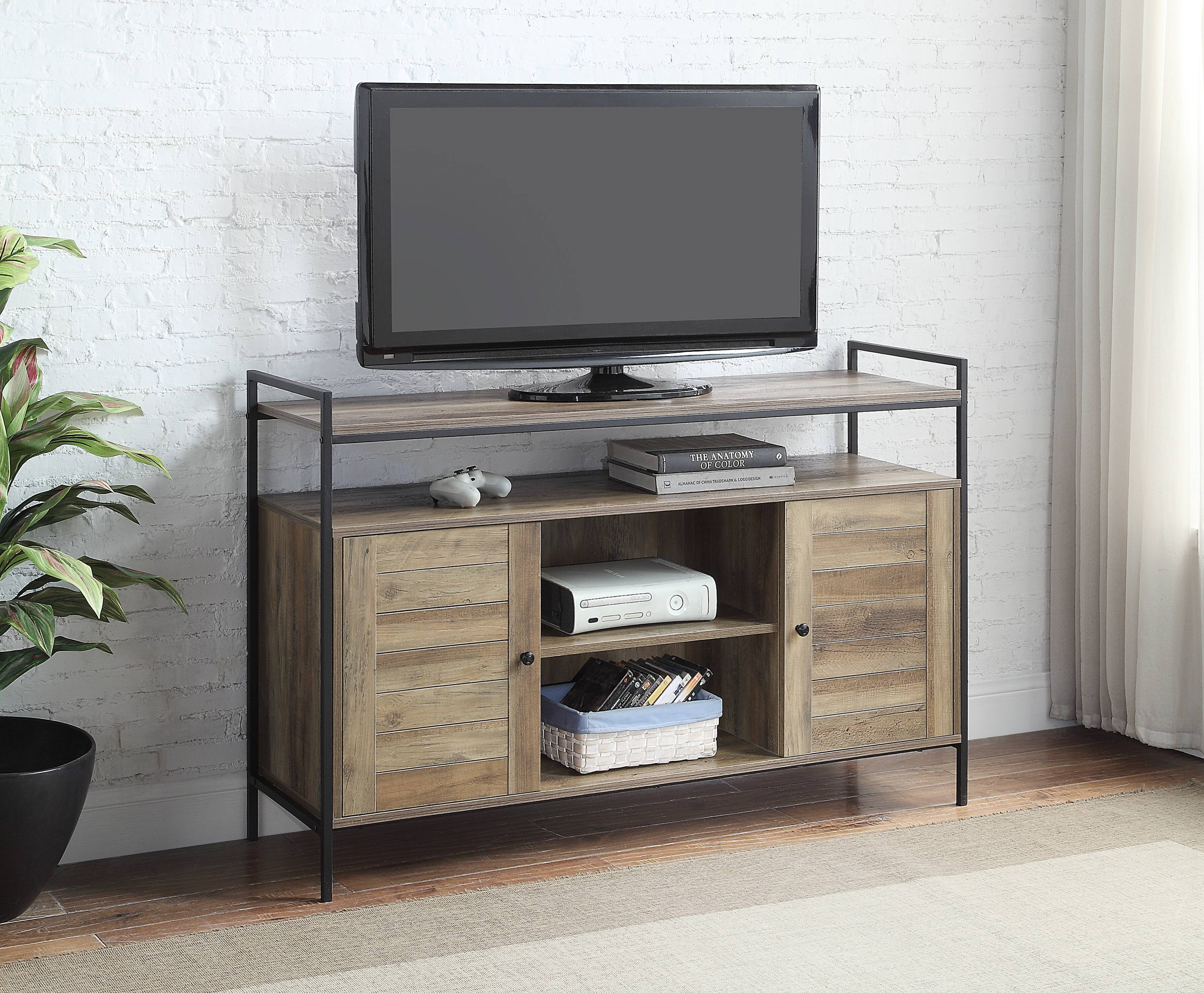 Dtwnek TV Stand for TVs up to 50", Media Console Entertainment Center ...