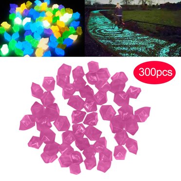 Glow in the Pebbles Stones, 2lb 400PCS, for Indoor and Outdoor Walkways ...