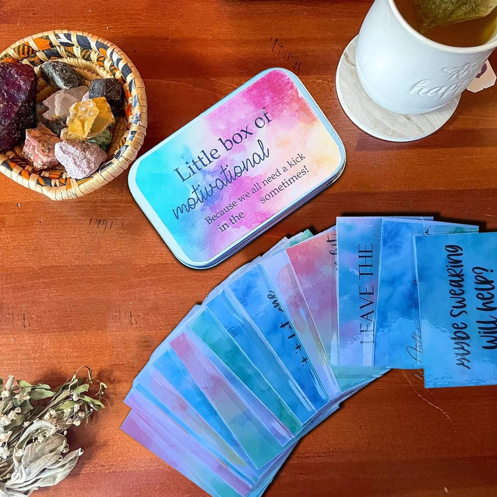 Dtydtpe Funny Motivation Cards Gift | Little Box Of Motivational ...