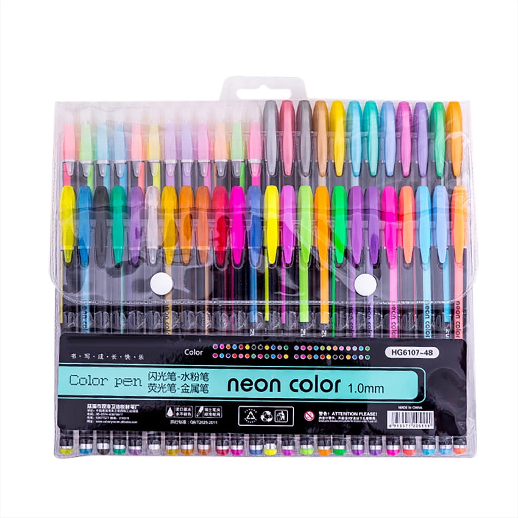 Dtydtpe Gel Pastel Stationery Glitter Pen Neon Pens Gel Student ...