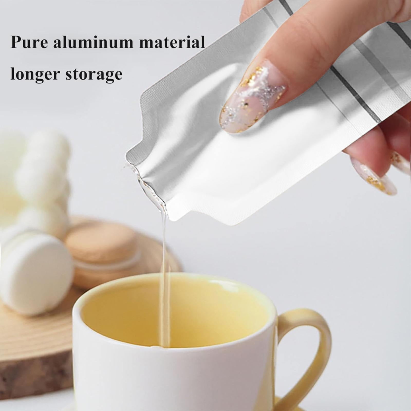 Dtydtpe Heat Sealing Shampoo Pouches Bottle Shape Open Top Aluminum ...