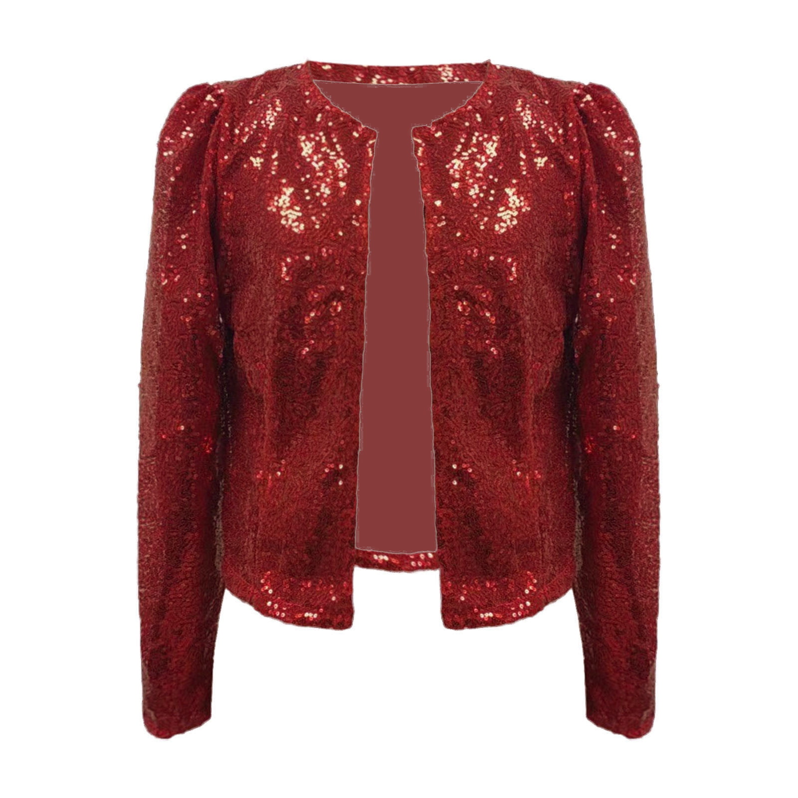 Dtydtpe Shacket Jacket Women Casual Urban Sequin Sequins Sparkling ...