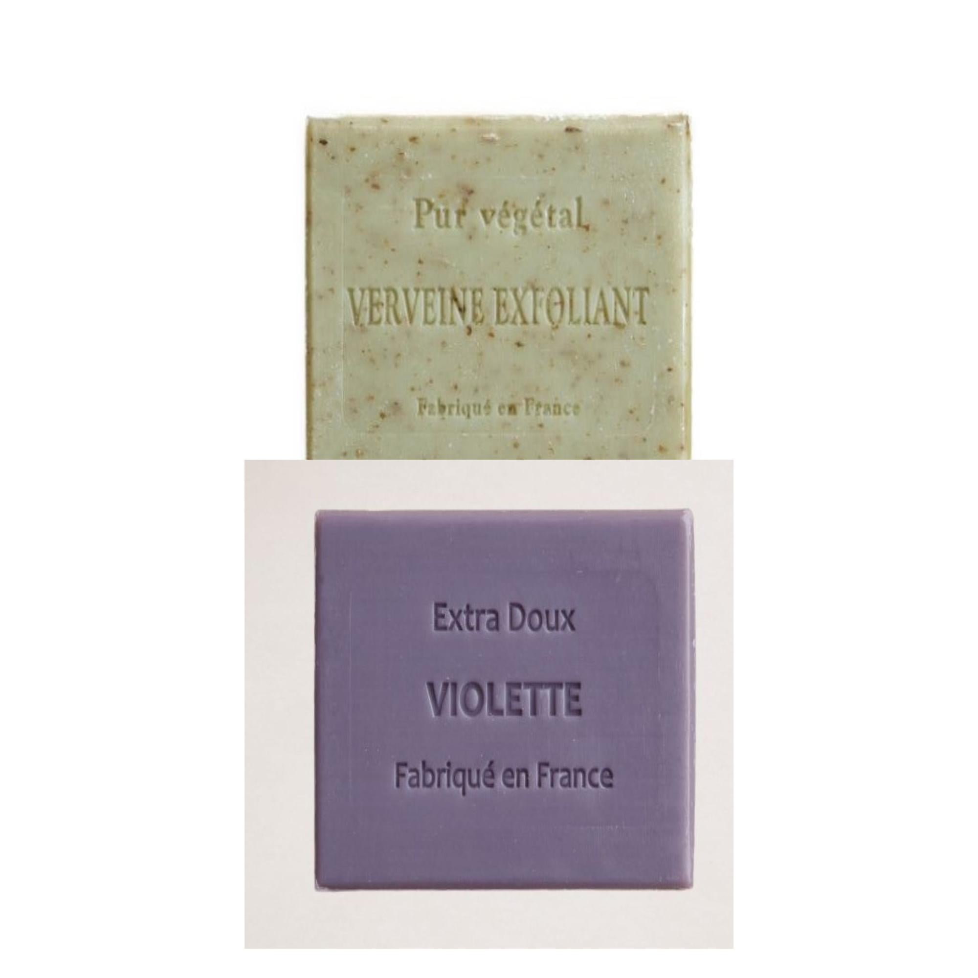 Du Monde a La Provence Verveine Exfoliating/Violette Violet Soap Made ...