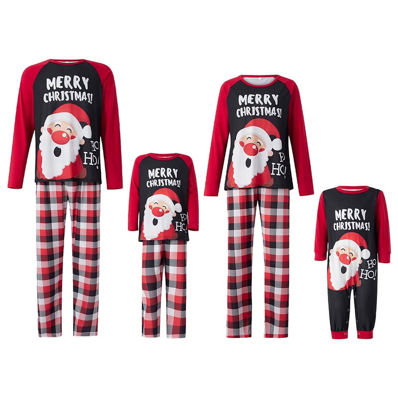 DuAnyozu Christmas Family Pajamas Holiday Christma Pajama Family ...