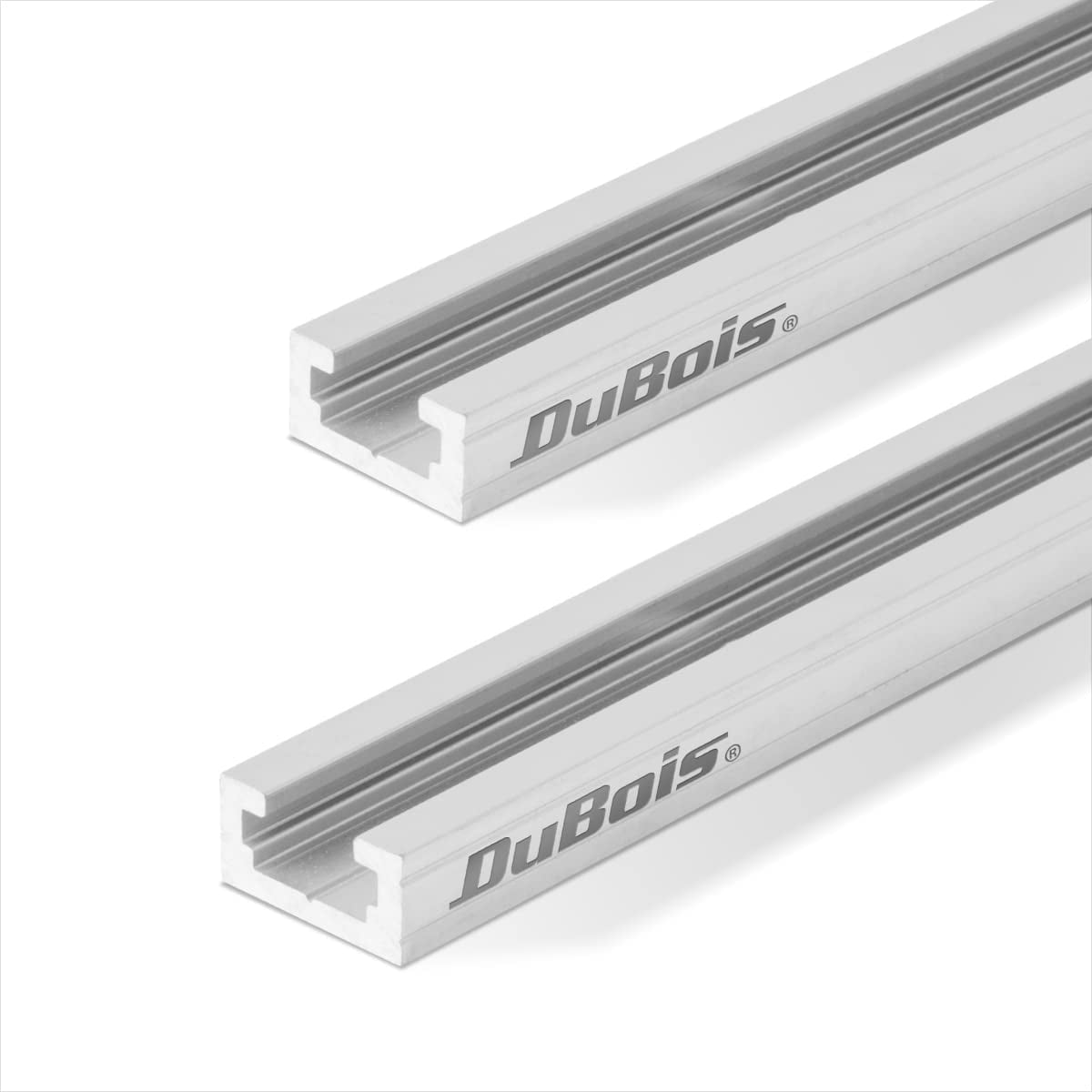 DuBois 2PK 24 Inch Double-Cut Profile Universal T-Track with Predrilled ...