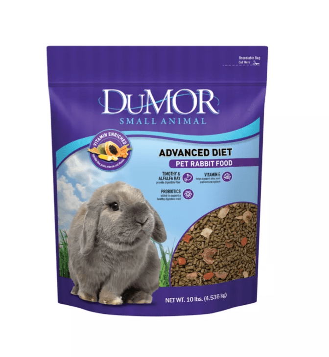 DuMOR Advanced Diet Pelleted Pet Rabbit Food, 10 lb. Bag - Walmart.com
