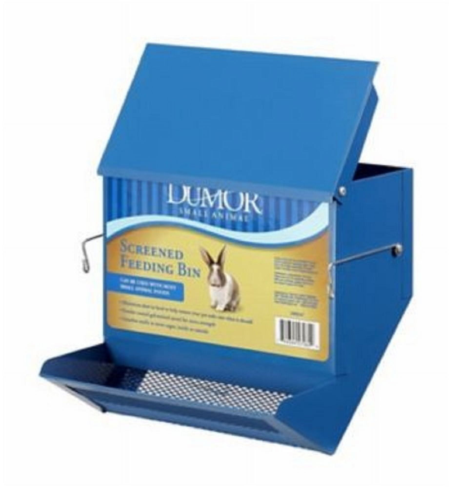 DuMOR HLF250 Blue-Colored Hanging Rabbit Sifter Large Screened Metal ...