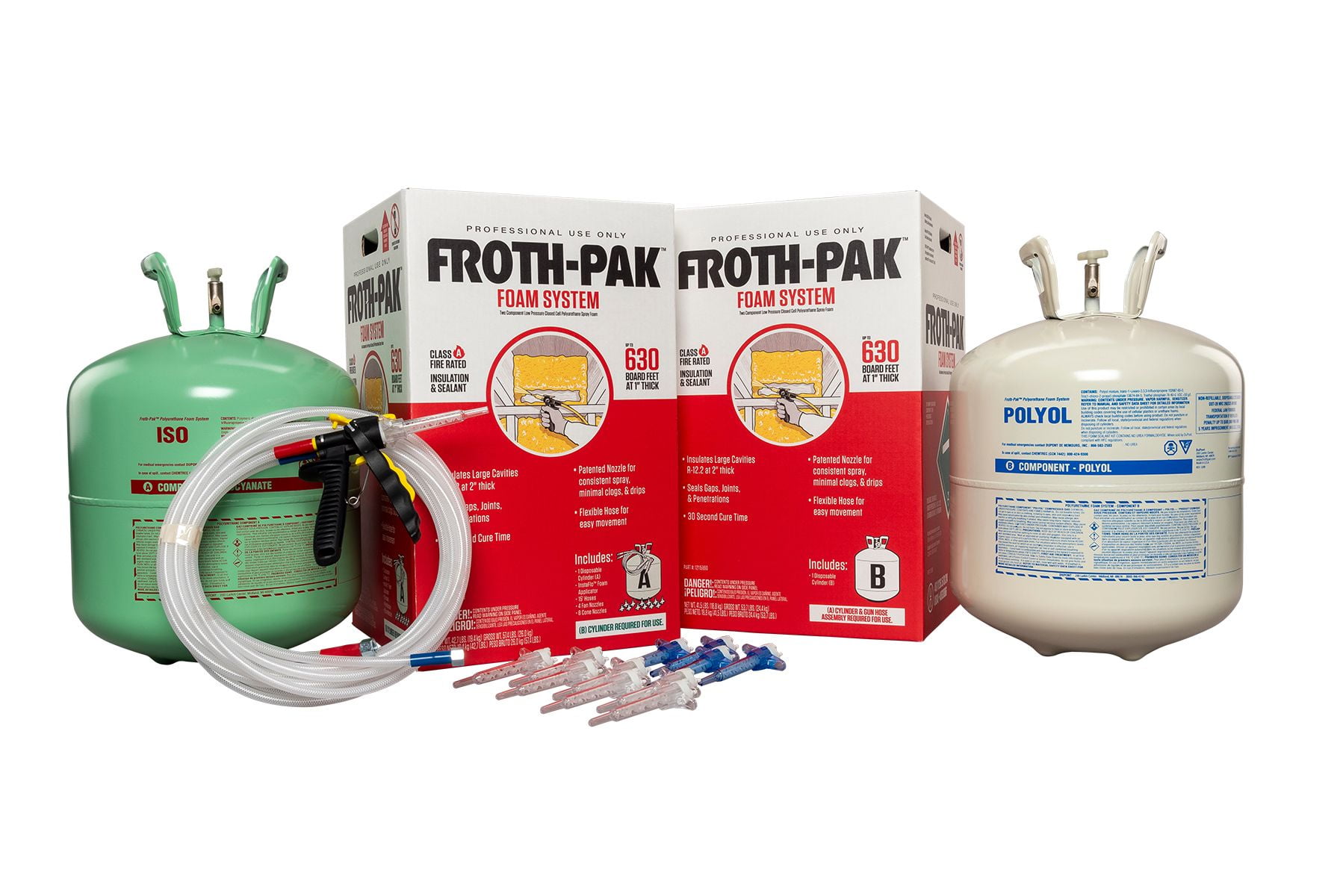DuPont 12115890 Froth-Pak Low GWP 630 Closed Cell Spray Foam Insulation ...
