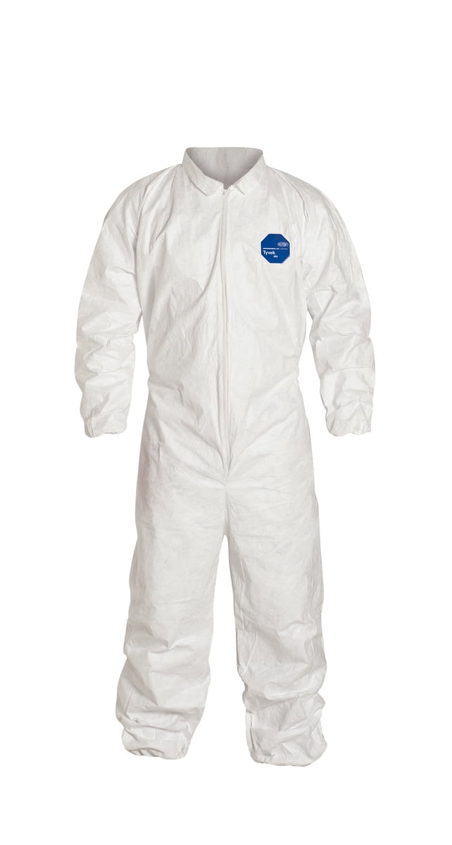 Dupont Coverall,4XL,White,Tyvek(R) 400,PK6 TY125SWH4X0006G1 - Walmart.com