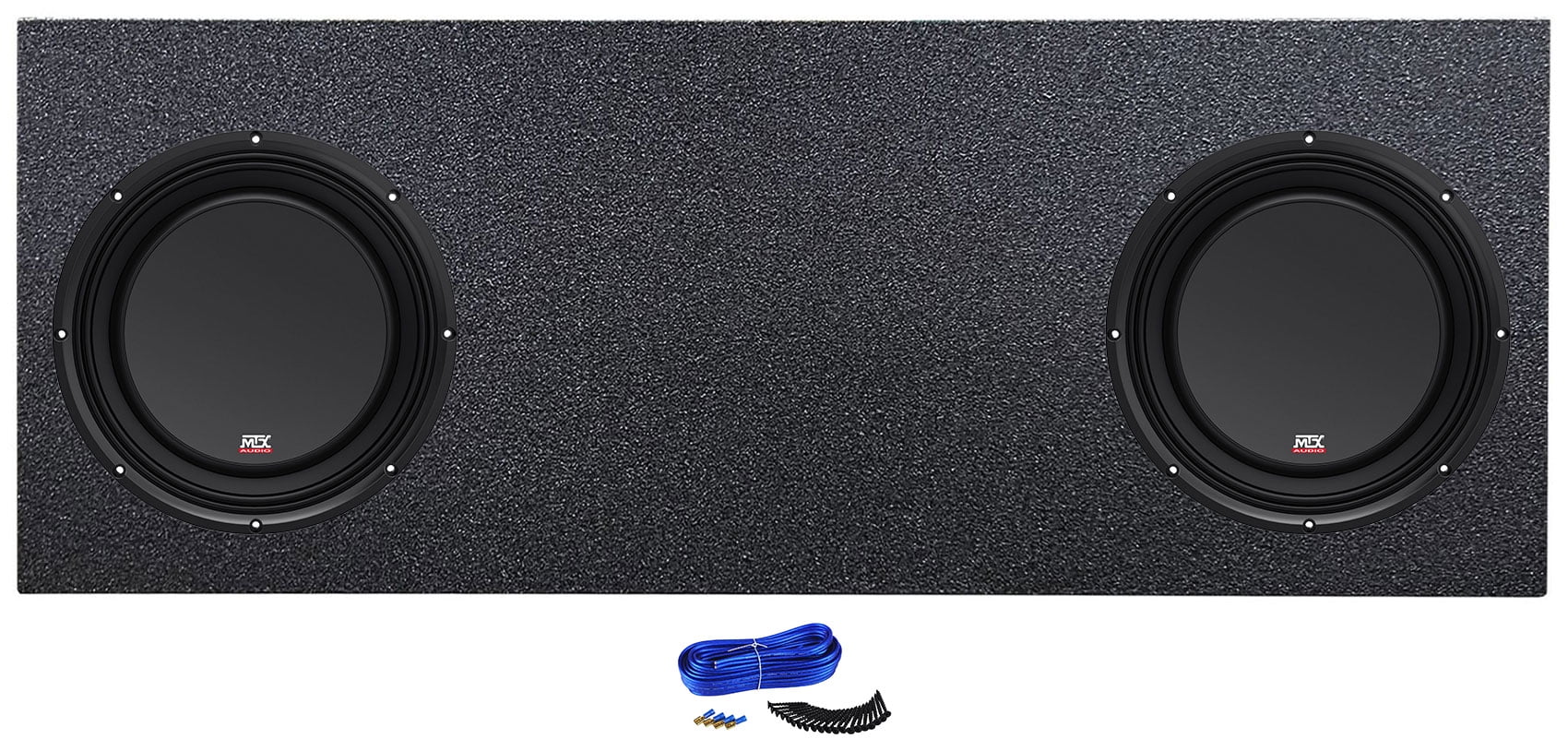 Dual 10" MTX Subwoofers+Sub Box Enclosure Fits 2022-2023 Toyota Tundra ...