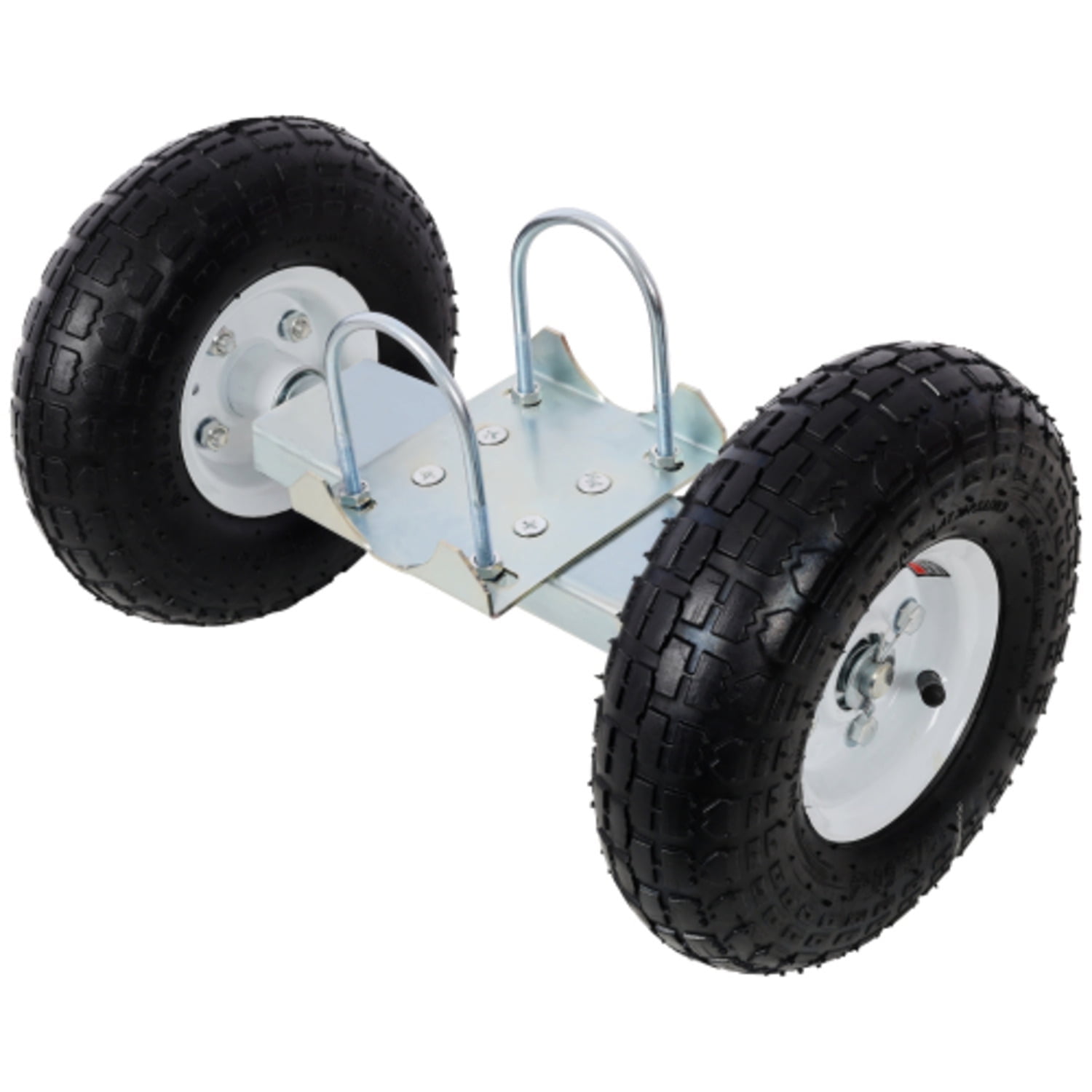 Dual 10" Pneumatic Tires Zinc - Plated Gate Helper Wheel for Swing ...