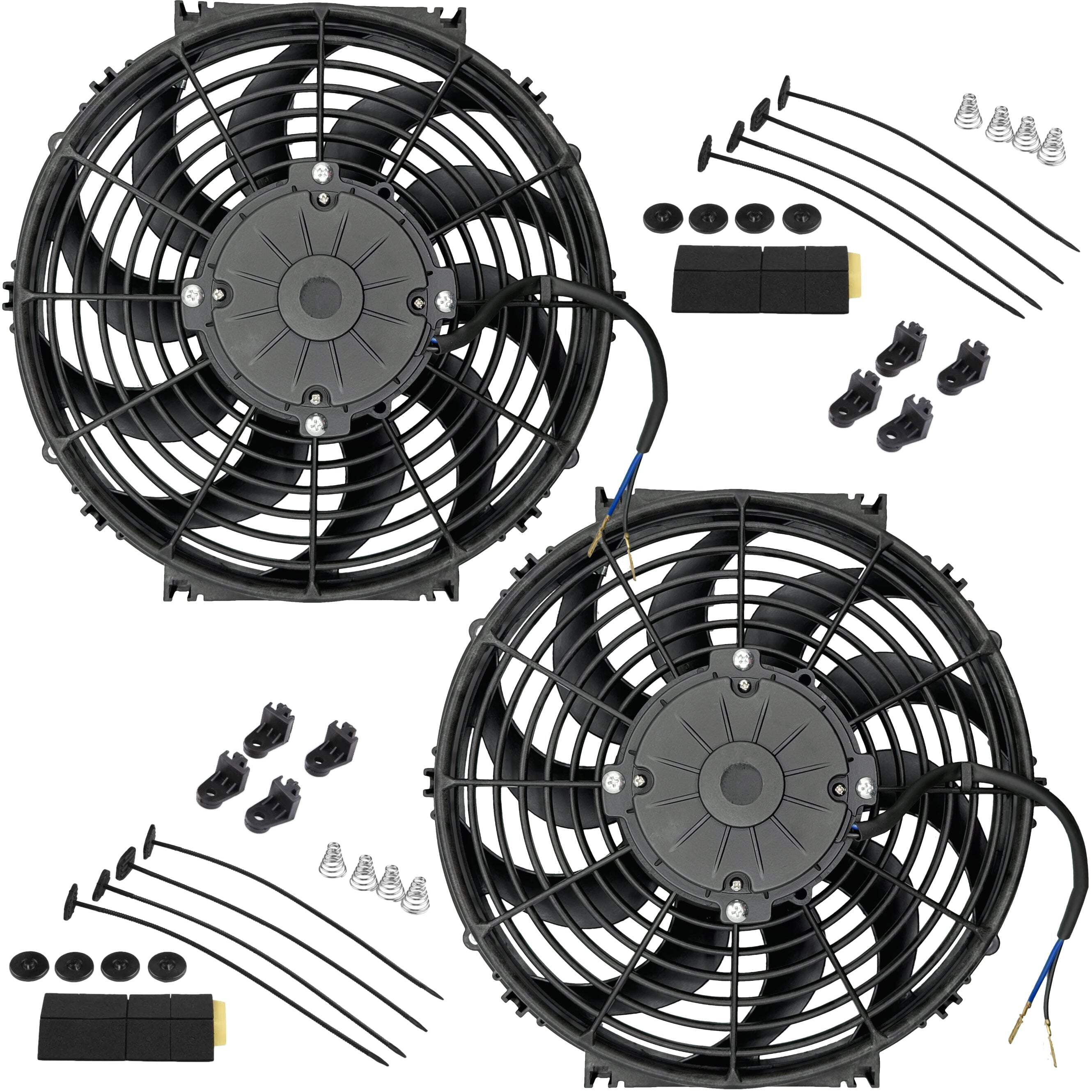 Automotive Dual 12-13 Inch 180w Motor Reversible Electric 12 Volt ...