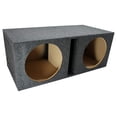 Dual 12" Sub Box Ported Vented Subwoofer Enclosure MDF Car Audio Stereo ...