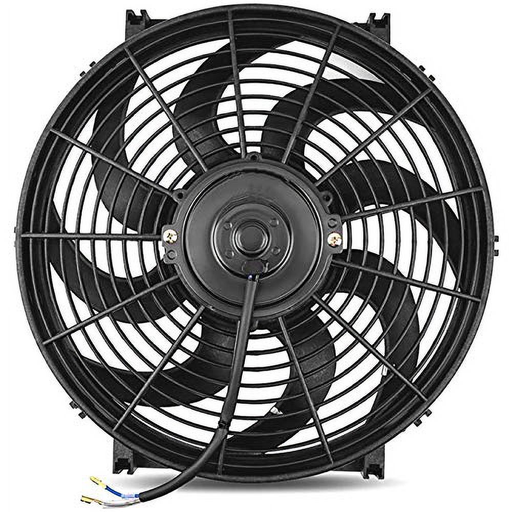 Dual 14-15" Inch Upgraded 130W Motors 12 Volt Electric Radiator Cooling ...