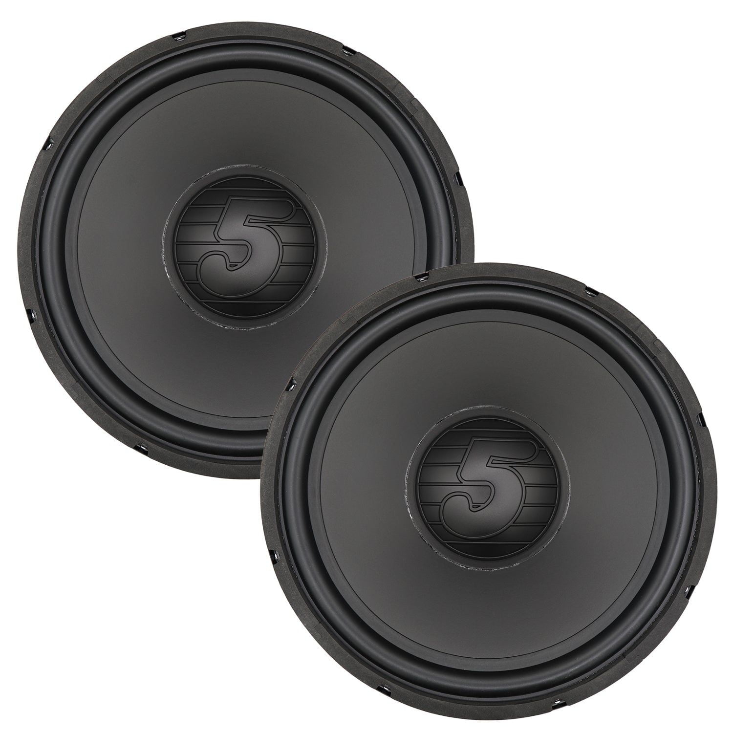 Dual 15" Car Subwoofers (Pair) | 500W Peak | 4 Ohm | 250W RMS Each ...