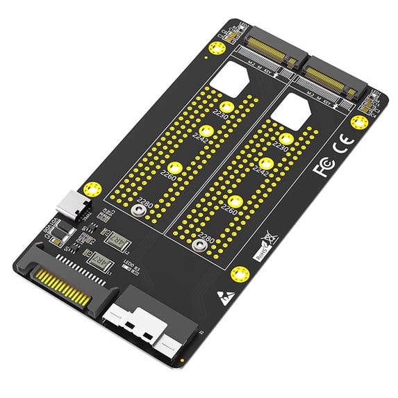Dual 2X M.2 NVME SSD to SFF-8654 8X Adapter (PCIe Bifurcation ...